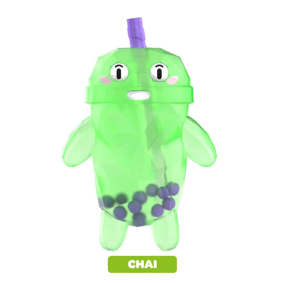 Crystal Bubble Tea Boba Pals Serisi Stretch Figür - Tapi | Toyzz Shop