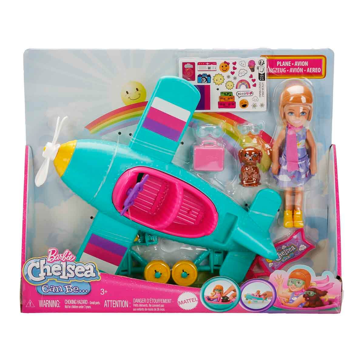 Barbie Chelsea'nin Pervaneli Mini Uçağı Oyun Seti HTK38 | Toyzz Shop