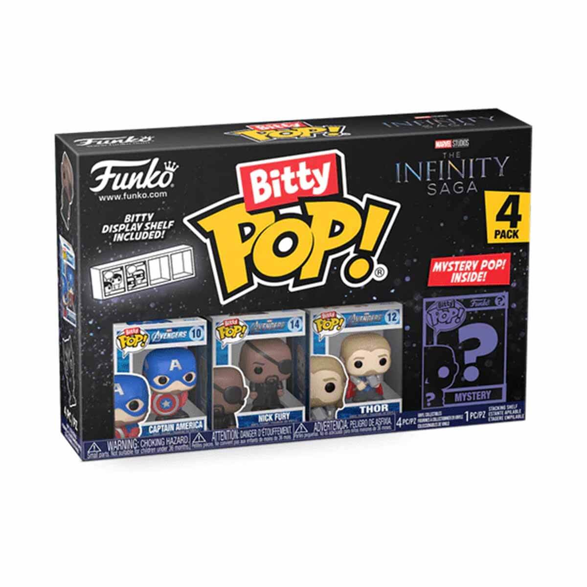 Funko Bitty Pop: Marvel The Infinity Saga Captain America 4 lü Sürpriz ...