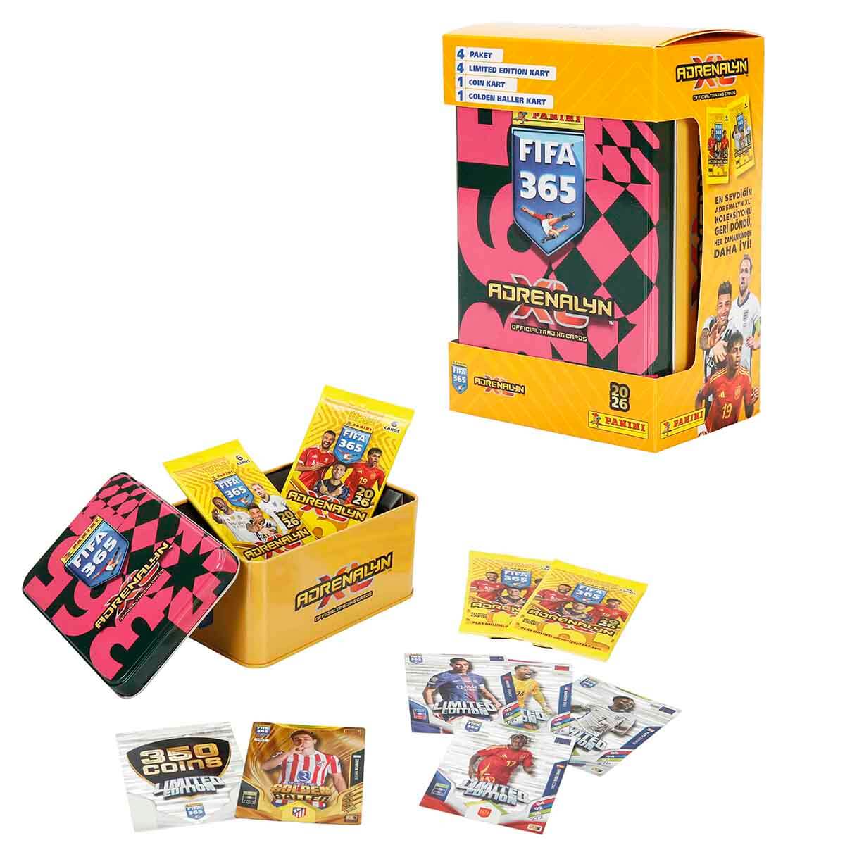 FIFA 365 Adrenalyn XL 2026 Trading Card Metal Kutu | Toyzz Shop