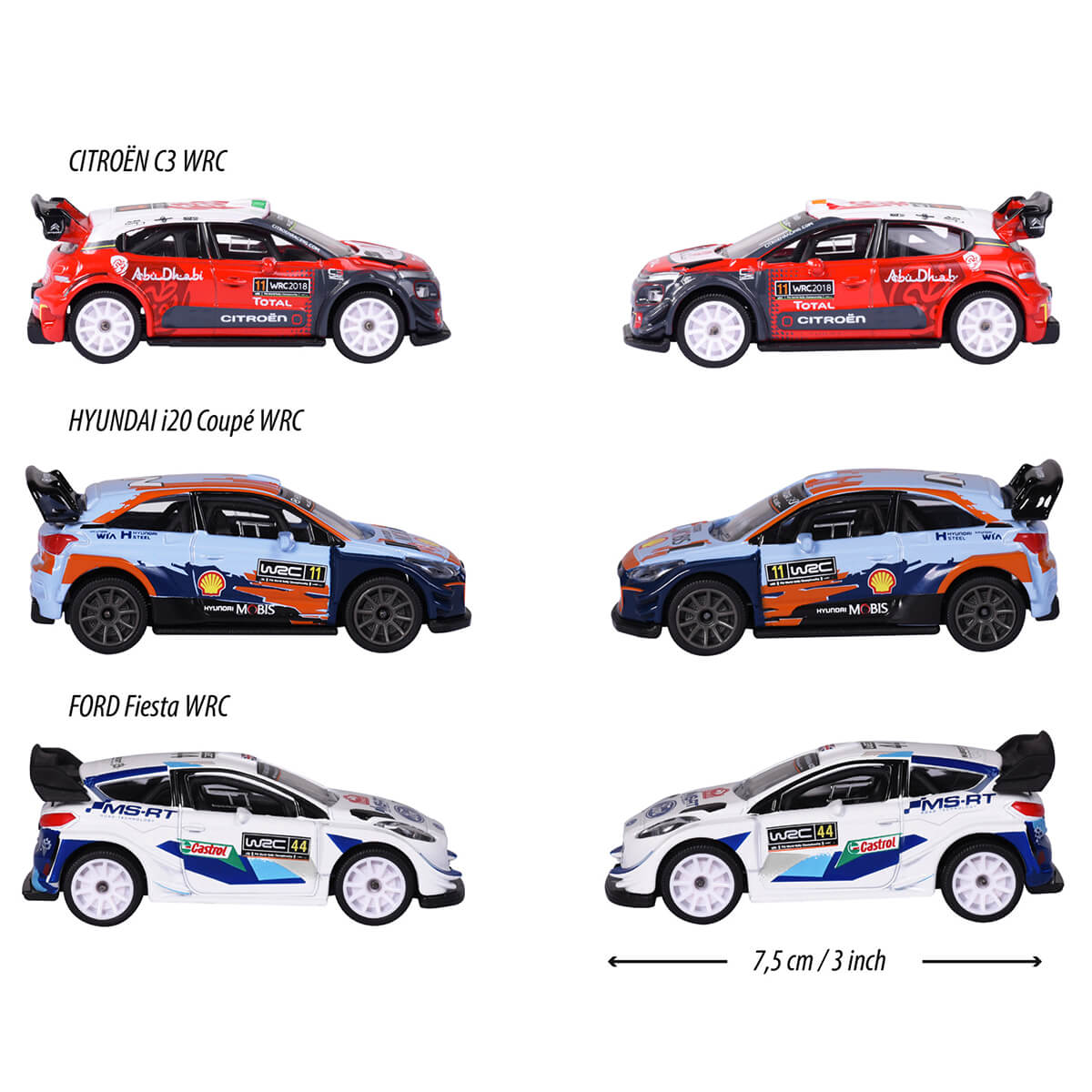 1:64 Majorette WRC Edition Die Cast Model Araba | Toyzz Shop