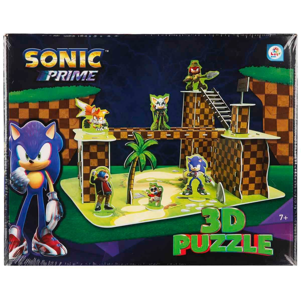 60 Parça 3D Puzzle: Sonic Prime | Toyzz Shop