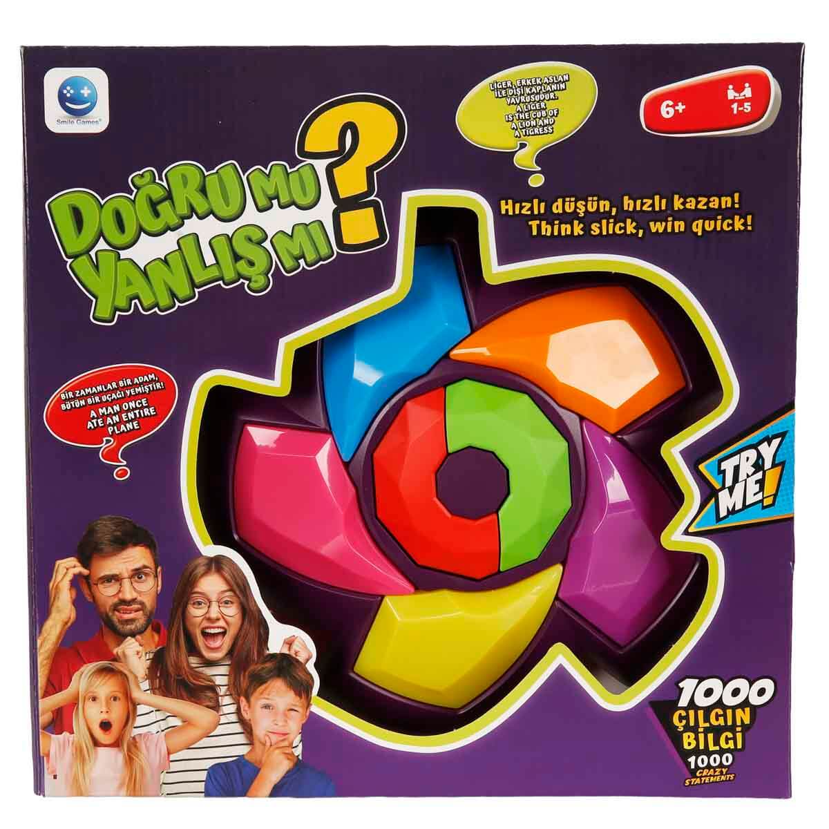 Smile Games Sesli ve Işıklı Doğru Mu Yanlış Mı Kutu Oyunu | Toyzz Shop