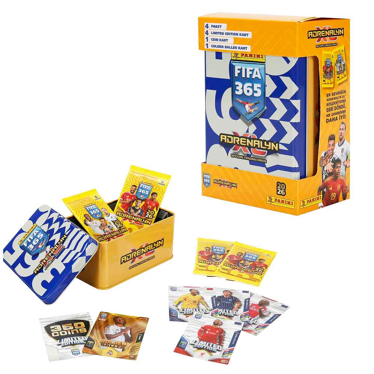 FIFA 365 Adrenalyn XL 2026 Trading Card Metal Kutu | Toyzz Shop