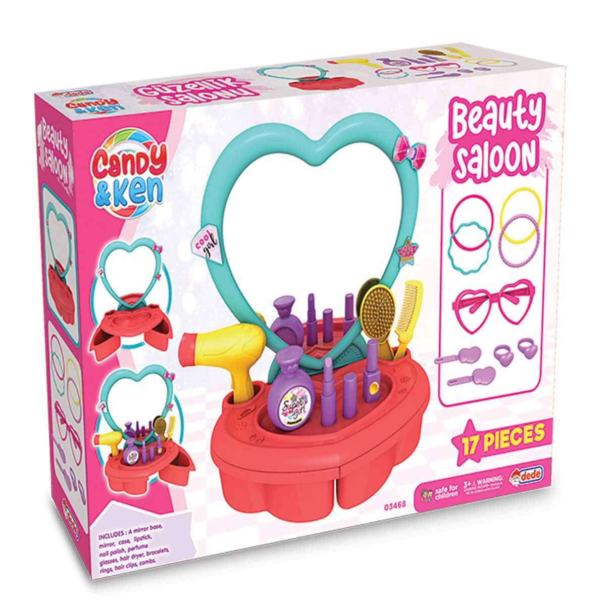 Candy ve Ken Güzellik Salonu 17 Parça | Toyzz Shop