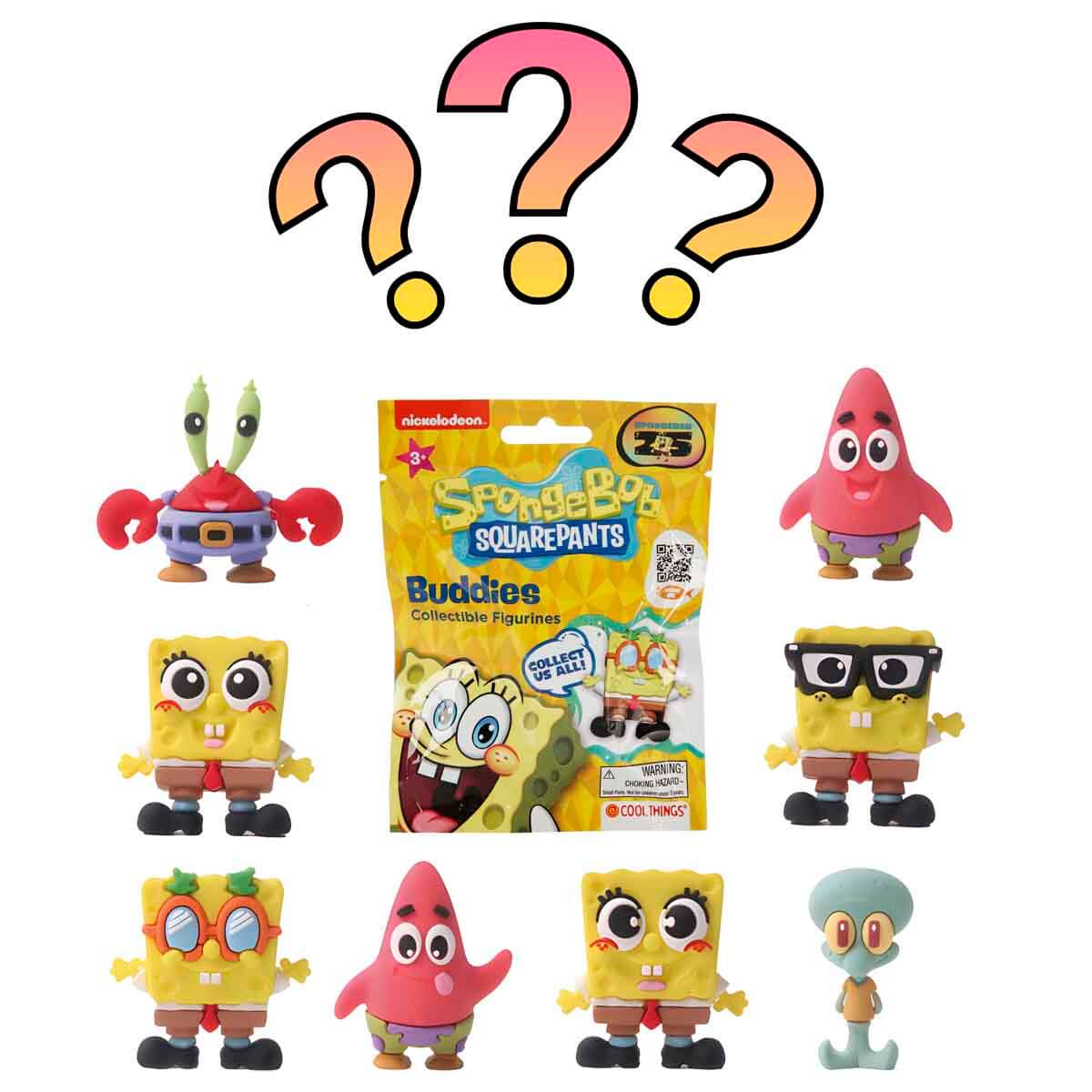 Cool Things SpongeBob SquarePants Buddies 3D Sürpriz Figür Paketi ...