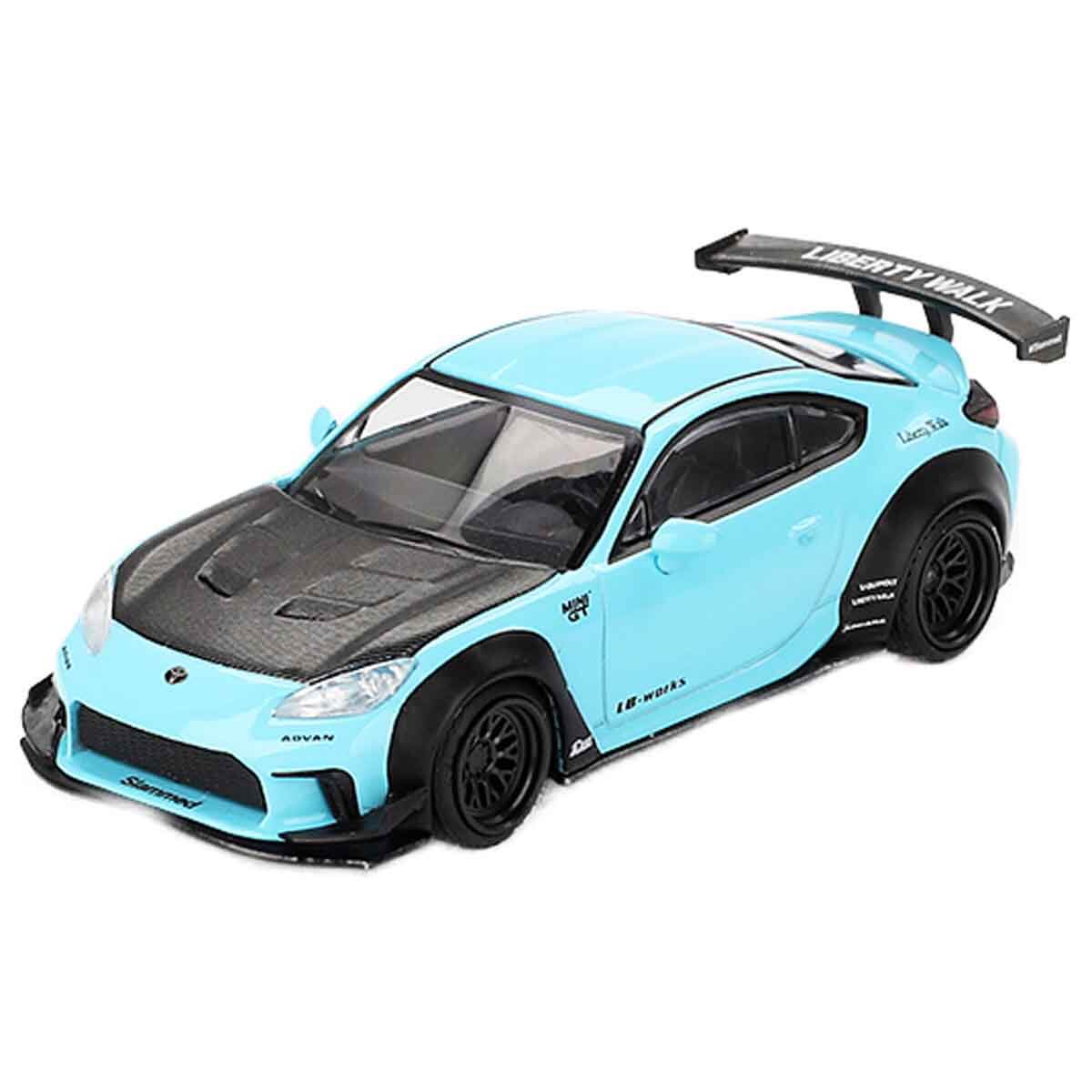 1:64 Mini Gt Toyota GR86 LB Nation Baby Blue Diecast Model Araba ...