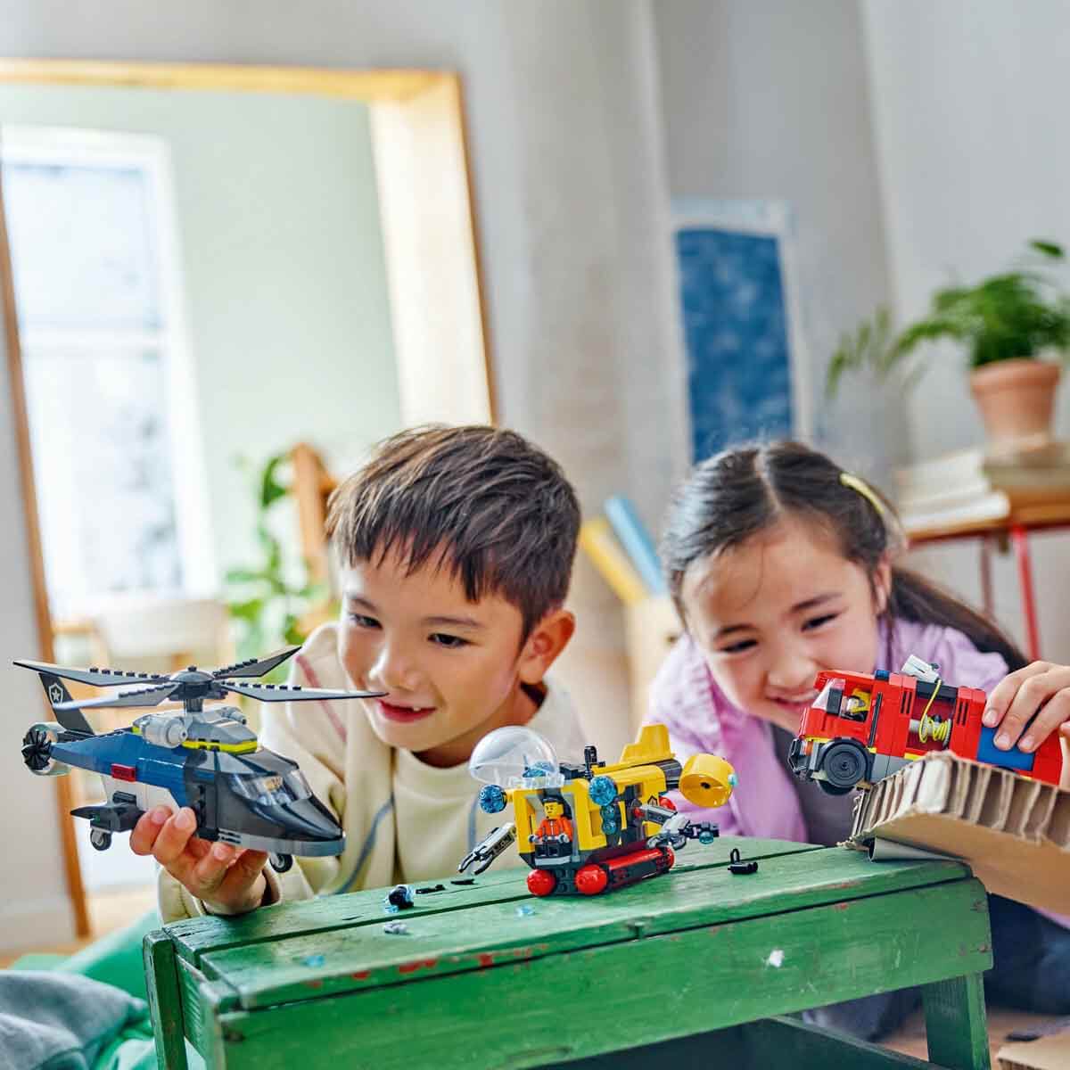 LEGO City Helikopter, İtfaiye Kamyonu ve Denizaltı Karışımı 60462 - 7 ...