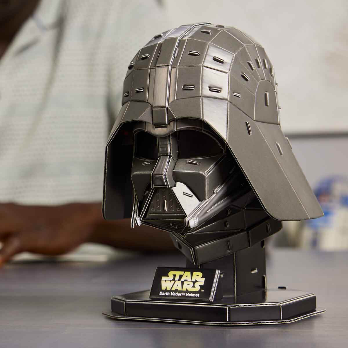 4D Build Star Wars Darth Vader Helmet 3D Puzzle Model Kiti 83 Parça ...