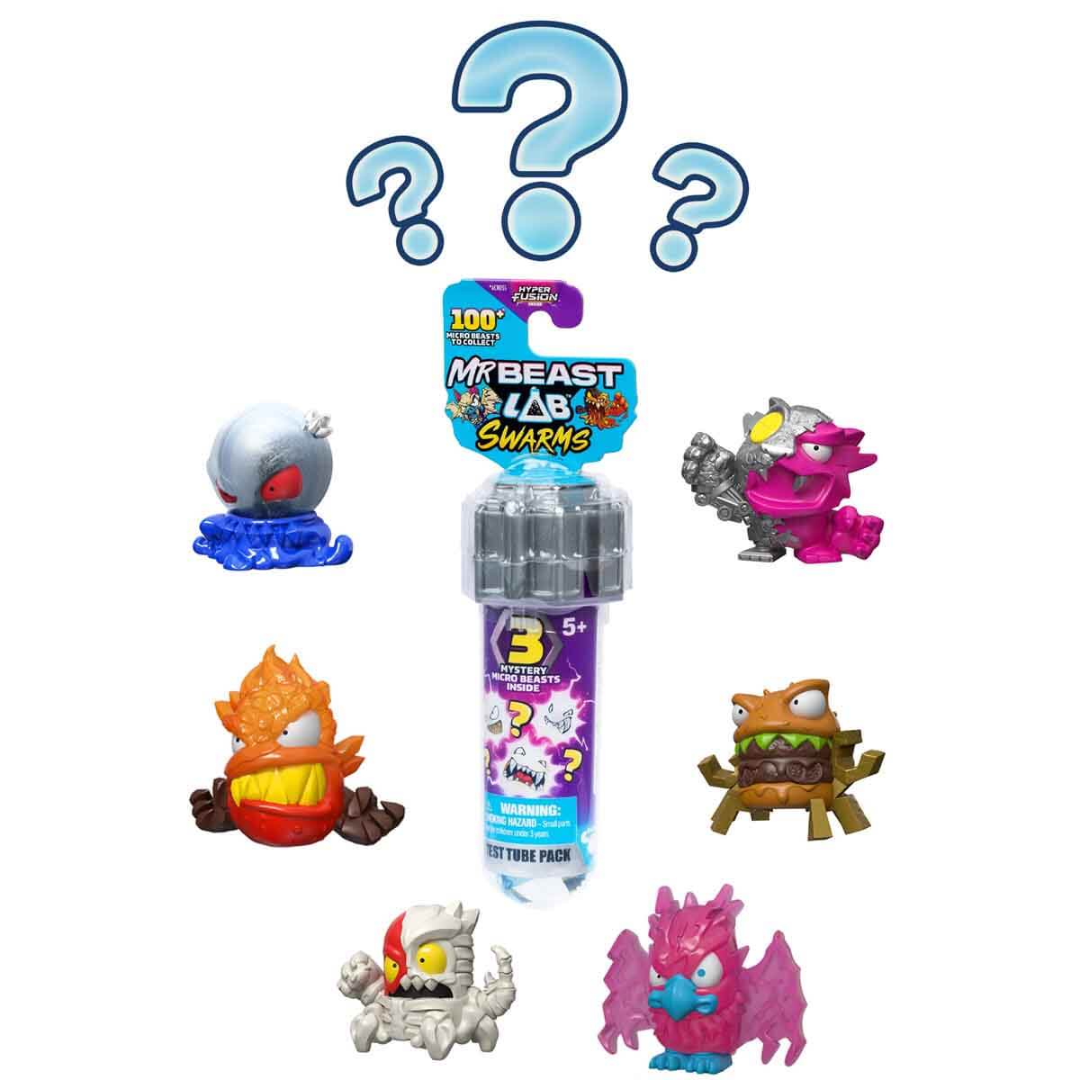 Mr Beast Lab Swarms Hyper Fusion Serisi 3’lü Sürpriz Figür Paketi ...