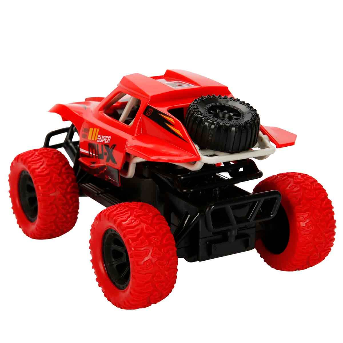 Sesli ve Işıklı Sürtmeli Arazi Aracı - Kırmızı | Toyzz Shop