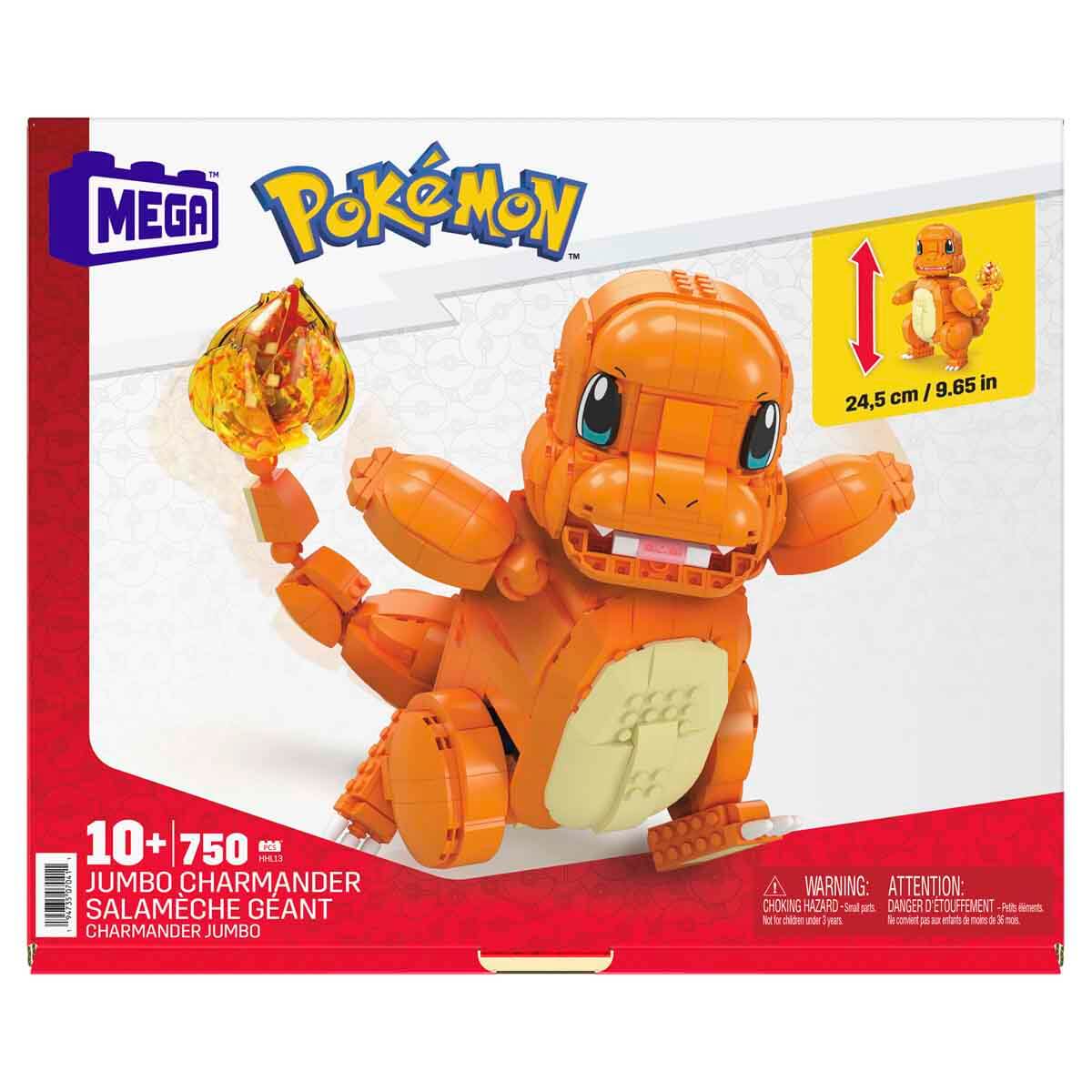 MEGA Pokemon Jumbo Charmander Yapım Seti 750 Parça HHL13 | Toyzz Shop