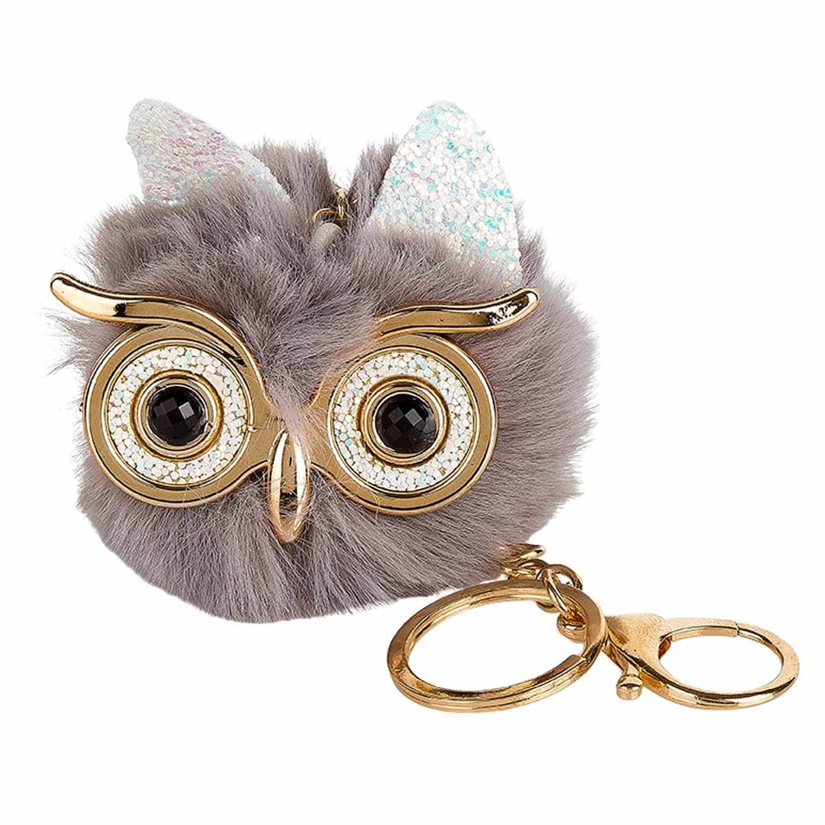 Baykuş Peluş Anahtarlık - Gri | Toyzz Shop