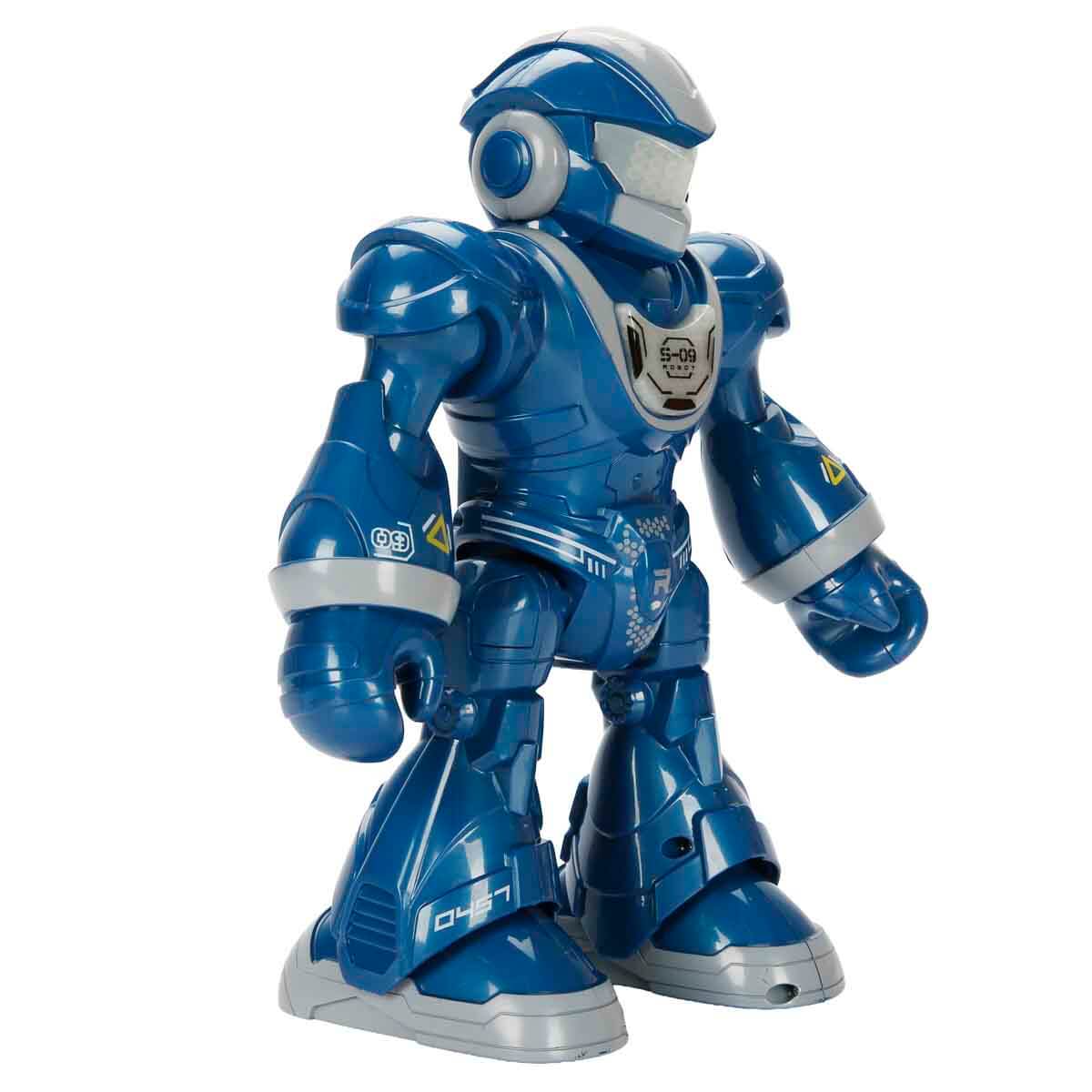 Sesli ve Işıklı Uzaktan Kumandalı Savaşçı Robot - Mavi | Toyzz Shop