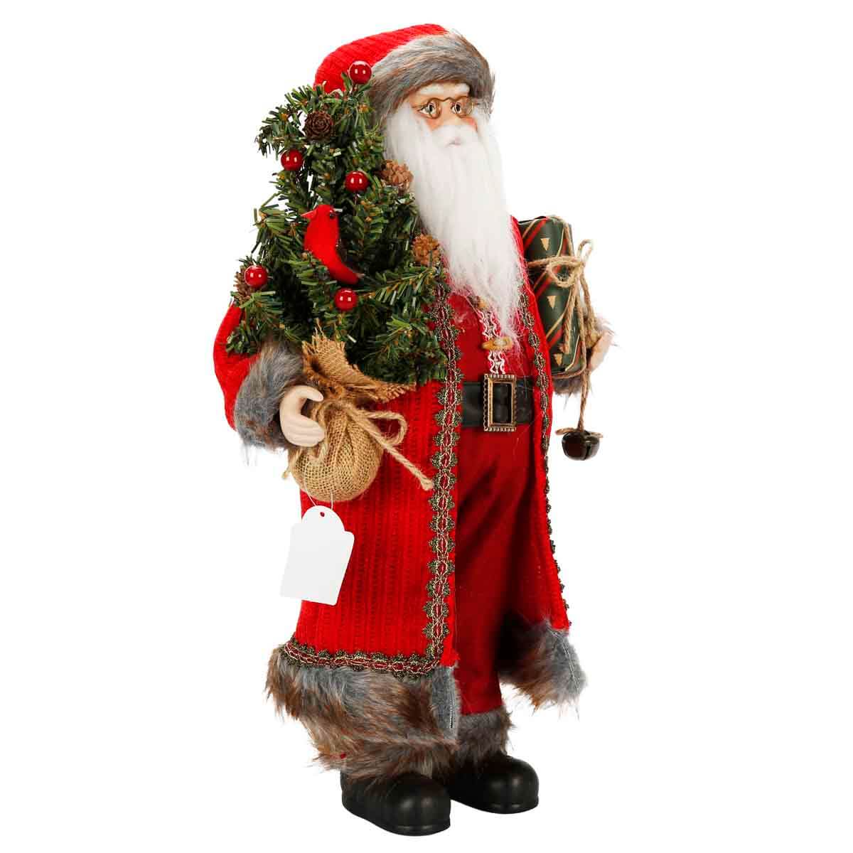 Gözlüklü Noel Baba Dekoratif Biblo 47,5 cm | Toyzz Shop