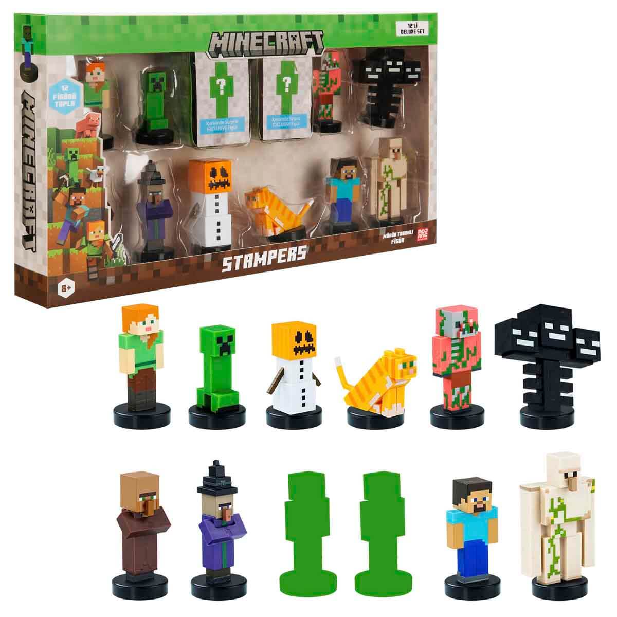 Minecraft Stampers Delüks 12’li Figür Seti | Toyzz Shop
