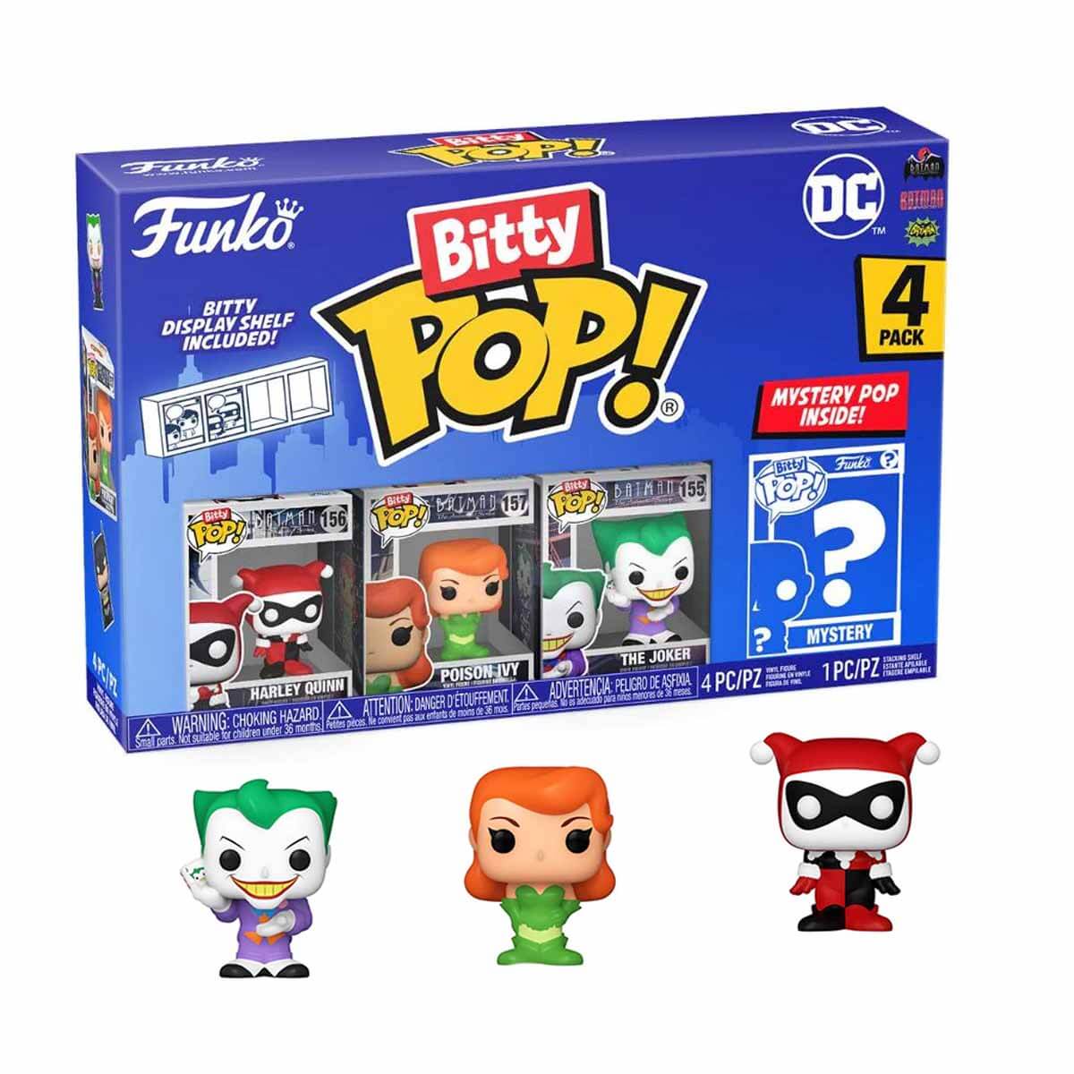 Funko Bitty Pop: Harley Quinn 4'lü Sürpriz Figür Seti | Toyzz Shop