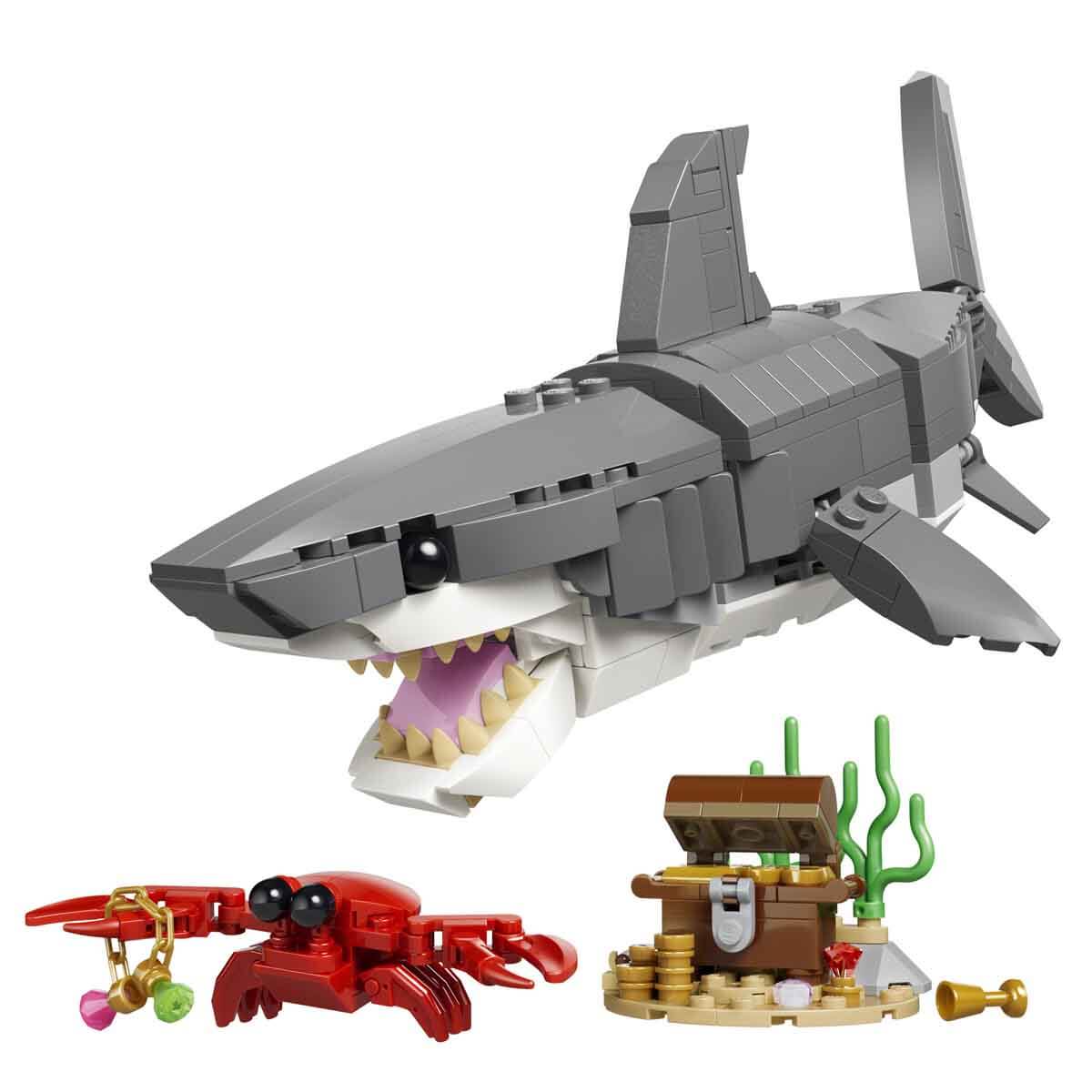 LEGO Creator Acımasız Köpek Balığı ile Hazine Sandığı 31381 - 8 Yaş ve ...