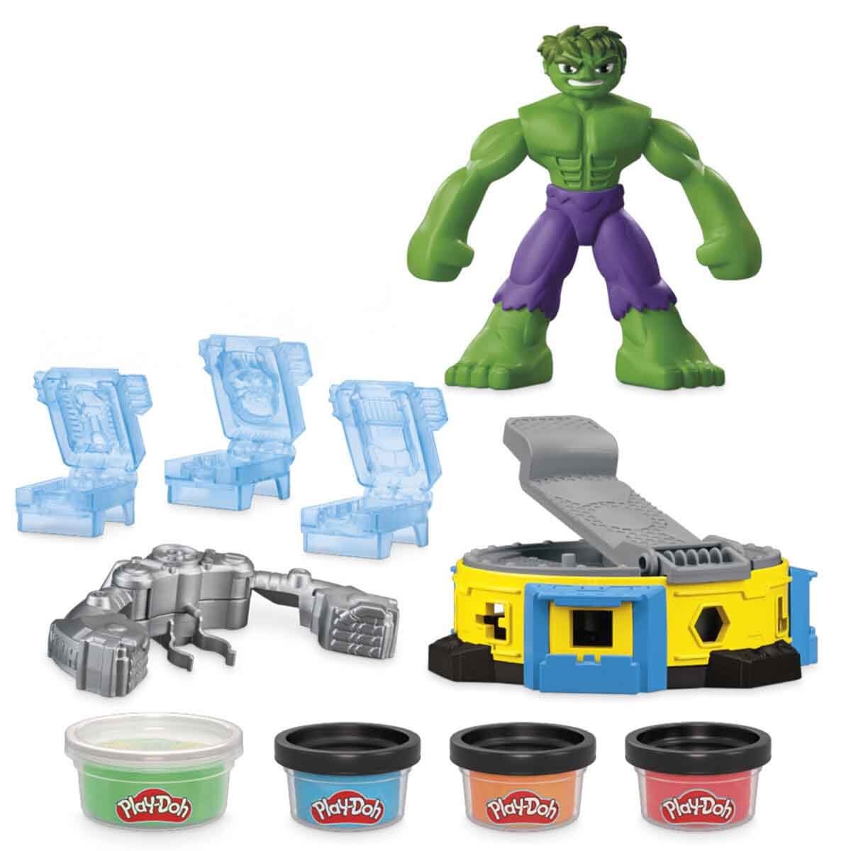 Play Doh Marvel Hulk Ez ve Sıkıştır Oyun Hamuru Seti | Toyzz Shop