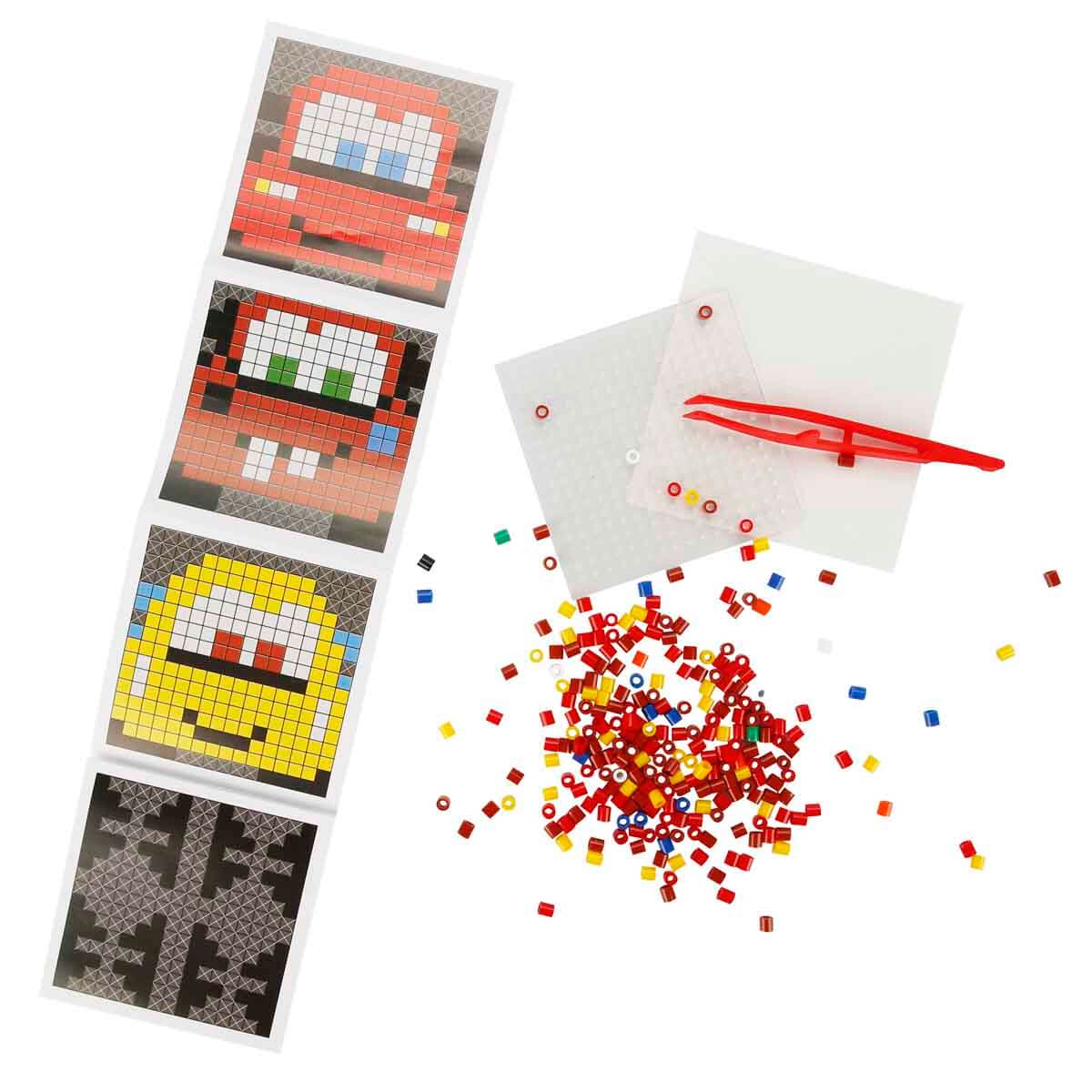 4in1 Disney Cars Pixel Pixel Boncuk Aktivite ve Oyuncak Seti | Toyzz Shop