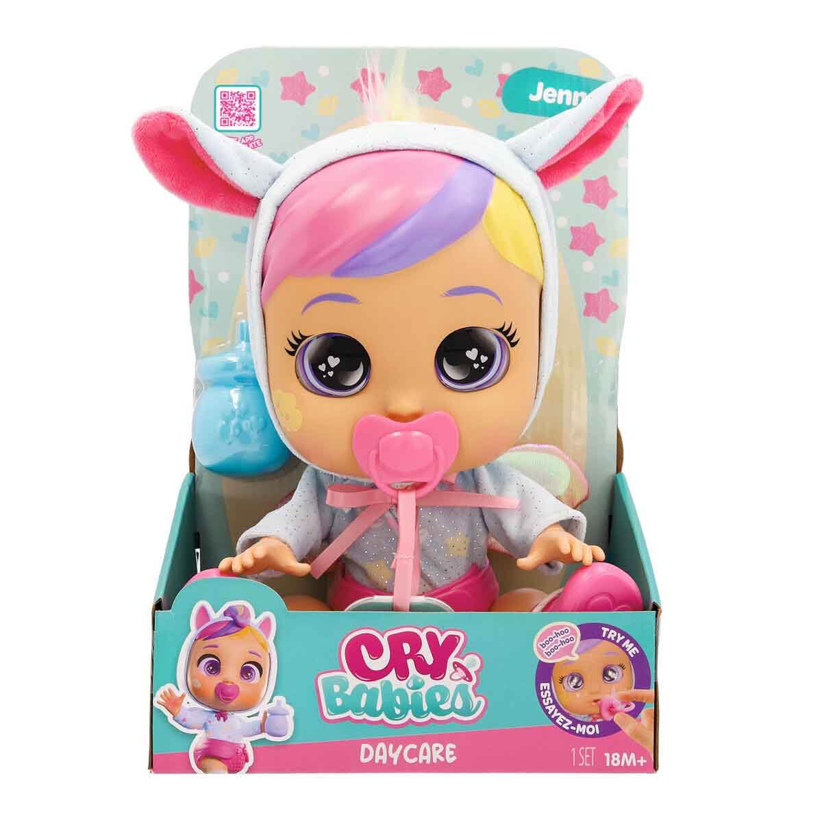 Sesli ve Işıklı Cry Babies Günlük Bakım Jenna Bebek 30,5 cm CYP00100 ...