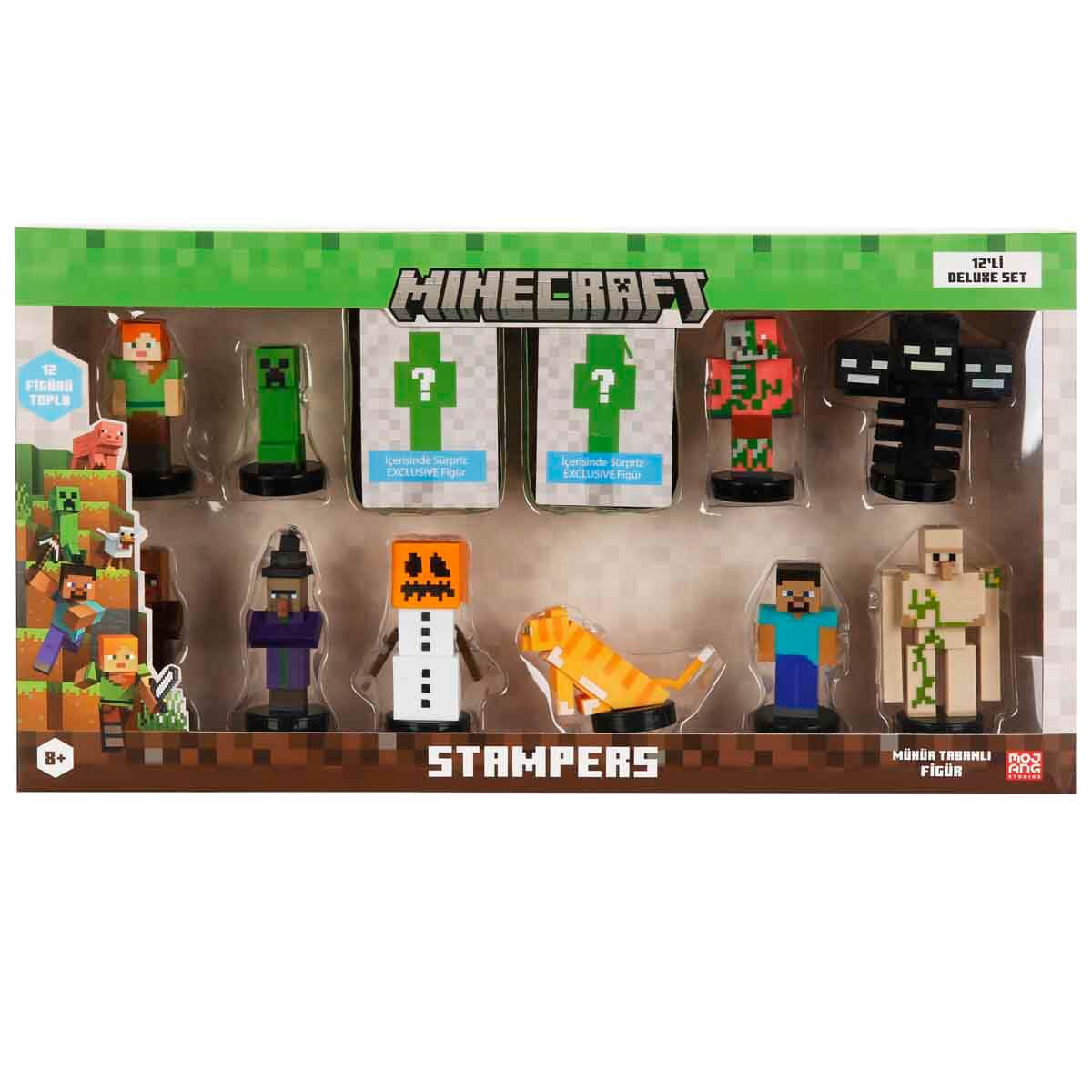 Minecraft Stampers Delüks 12’li Figür Seti | Toyzz Shop