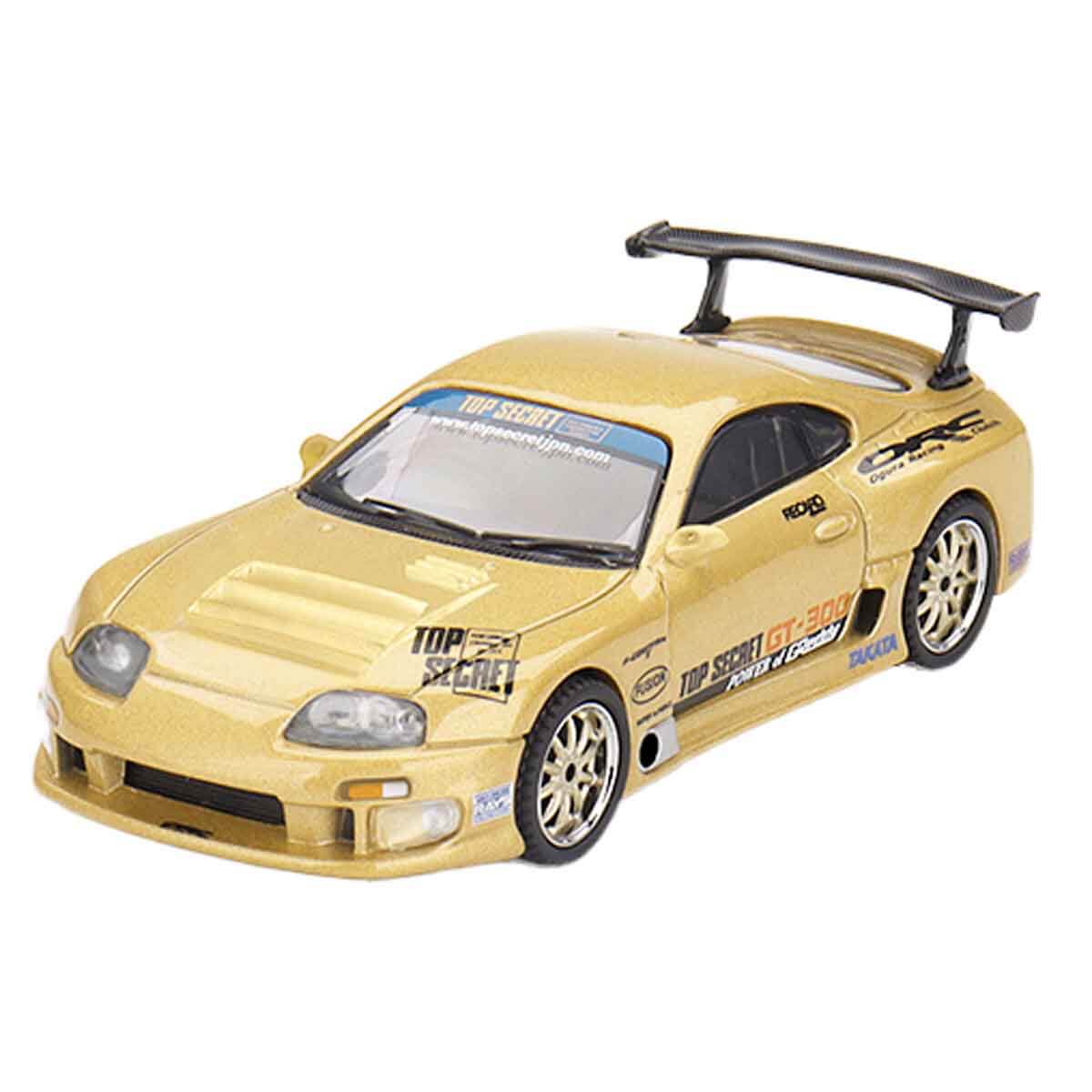 1:64 Mini Gt Toyota Supra A80 Top Secret GT-300 Top Secret Gold Diecast ...