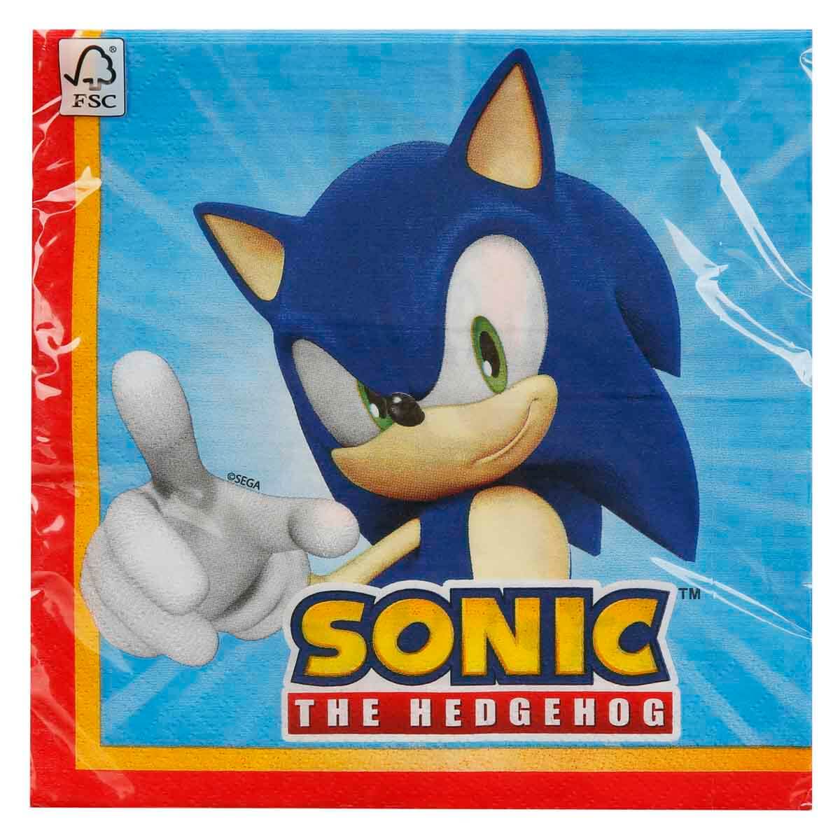 Sonic Prime Desenli Peçete 20’li | Toyzz Shop