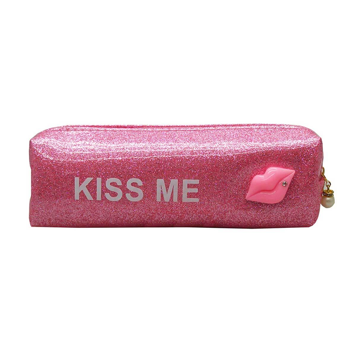 Kiss Me Simli Kalem Kutusu - Mor | Toyzz Shop
