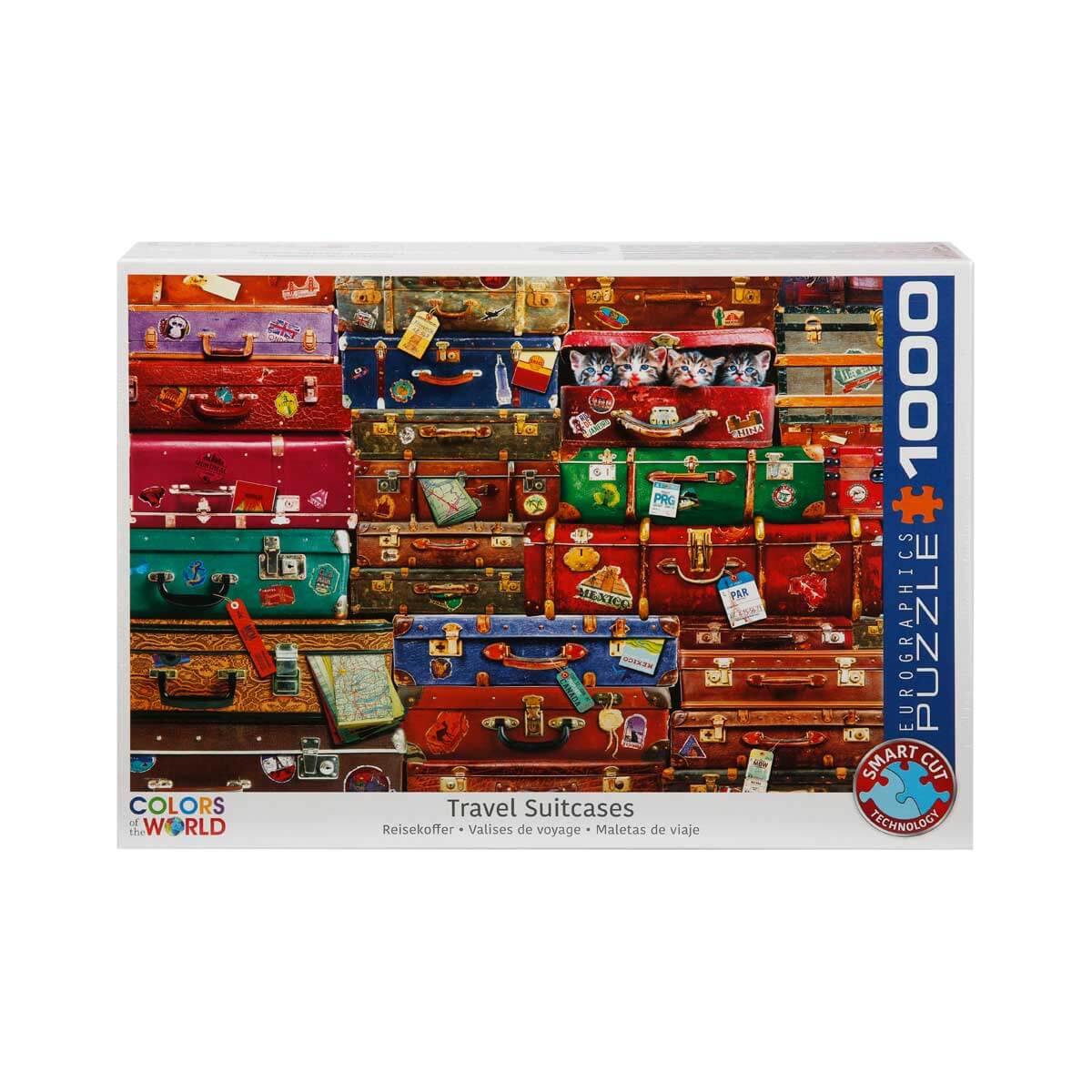 1000 Parça Puzzle : Travel Suitcases | Toyzz Shop