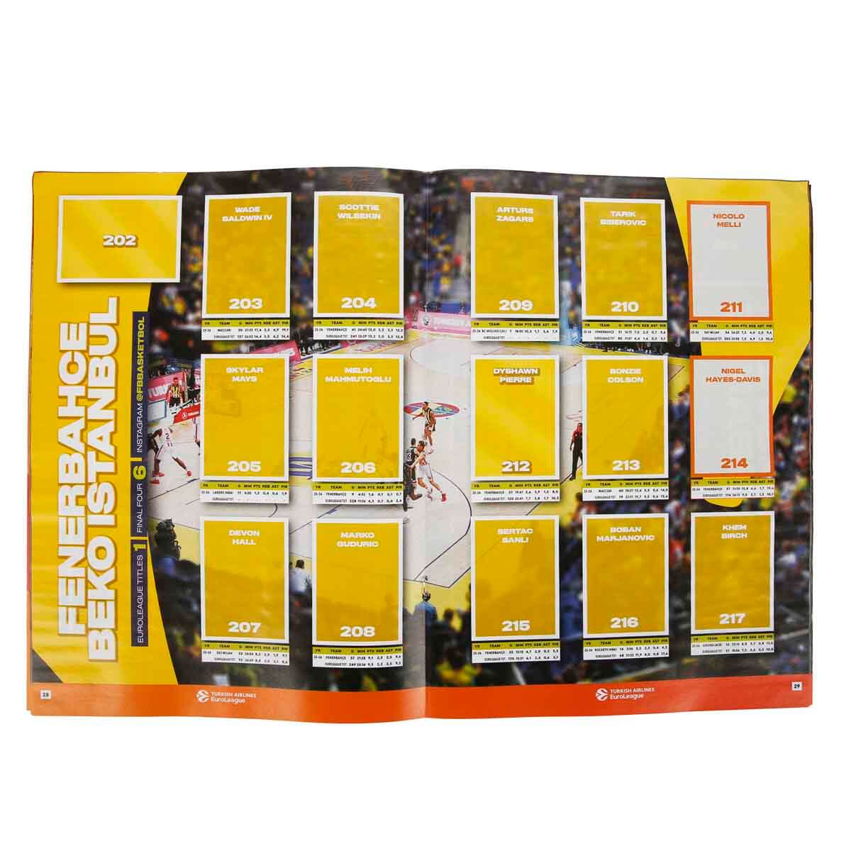 2024-25 Turkish Airlines Euroleague Çıkartma Albümü | Toyzz Shop