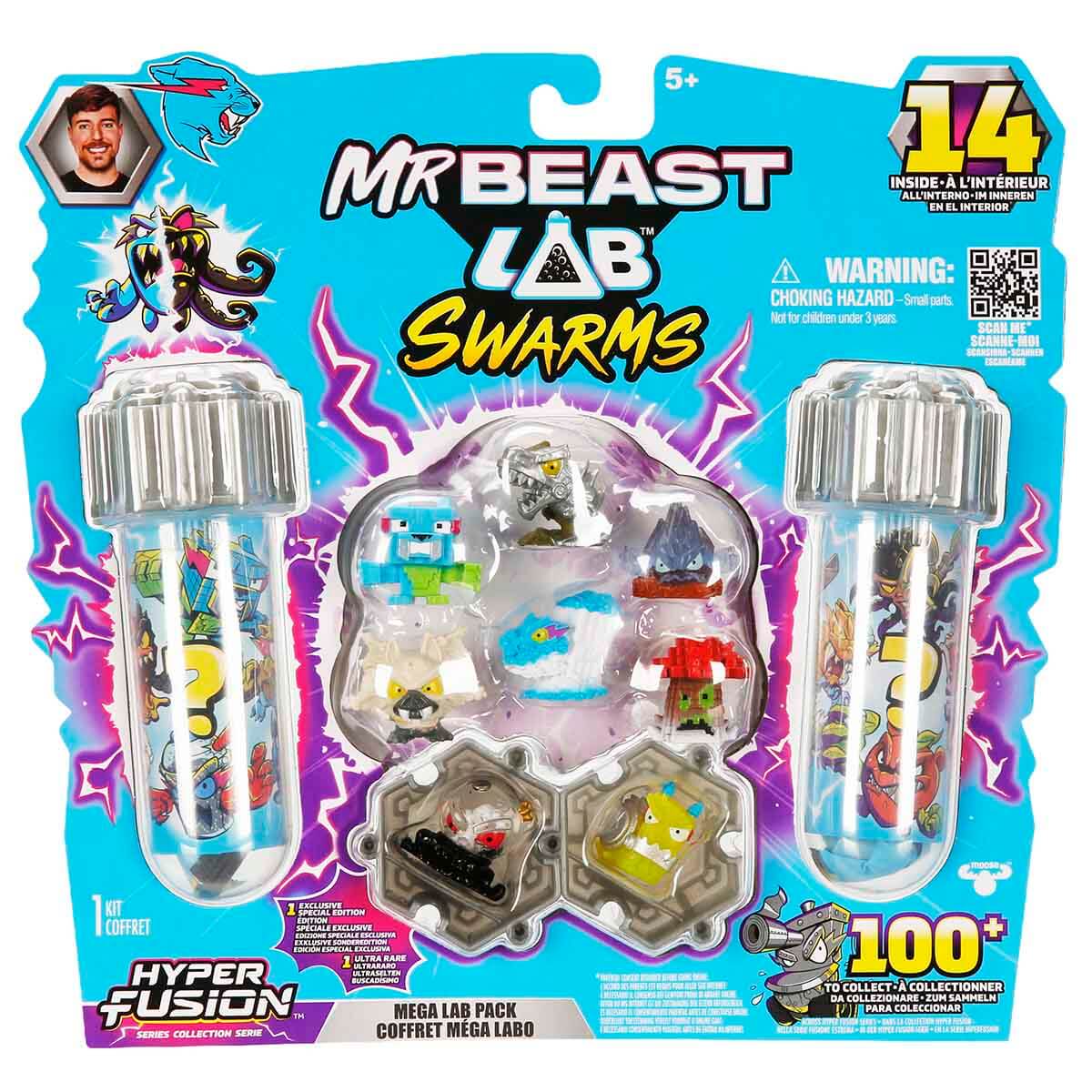 Mr.Beast Lab Swarms Hyper Fusion Serisi 14’lü Figür Paketi BTR17000 ...