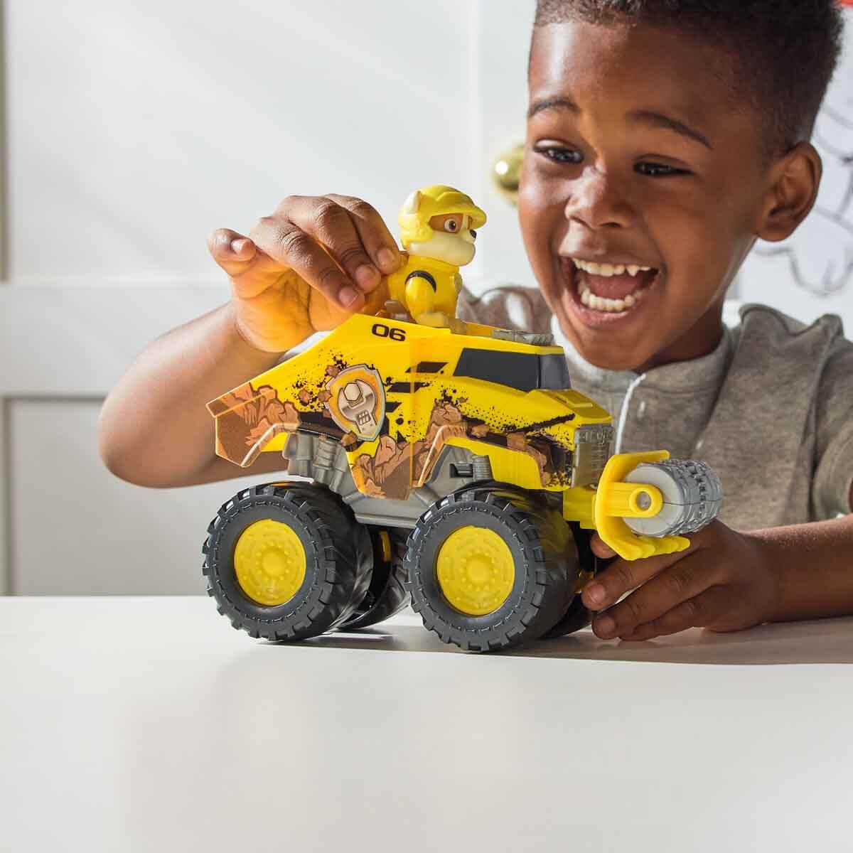 PAW Patrol Rescue Wheels Rubble Figürü ve Kurtarma Aracı Buldozer ...