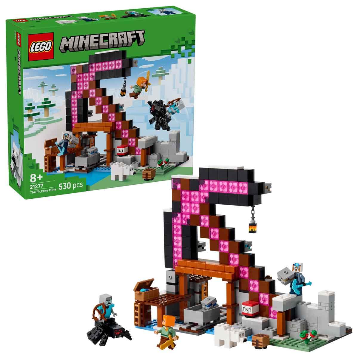LEGO Minecraft Kazma Madeni 21277 - 8 Yaş ve Üzeri Çocuklar için Video ...