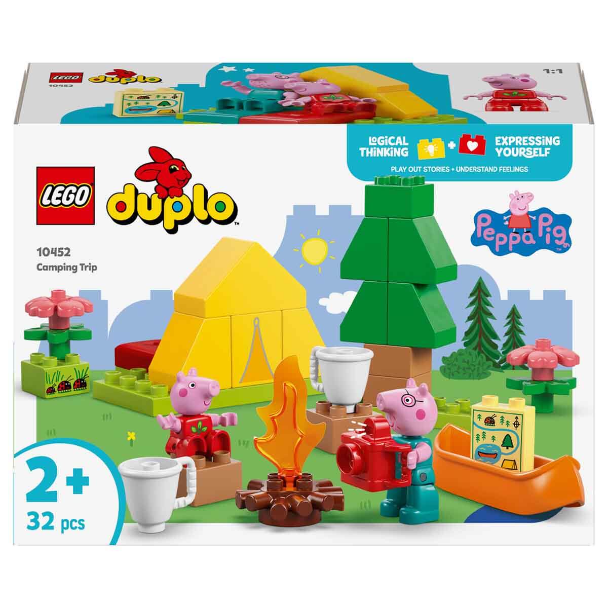 LEGO DUPLO Peppa Pig Kamp Gezisi 10452 - 2 Yaş ve Üzeri Çocuklar için ...
