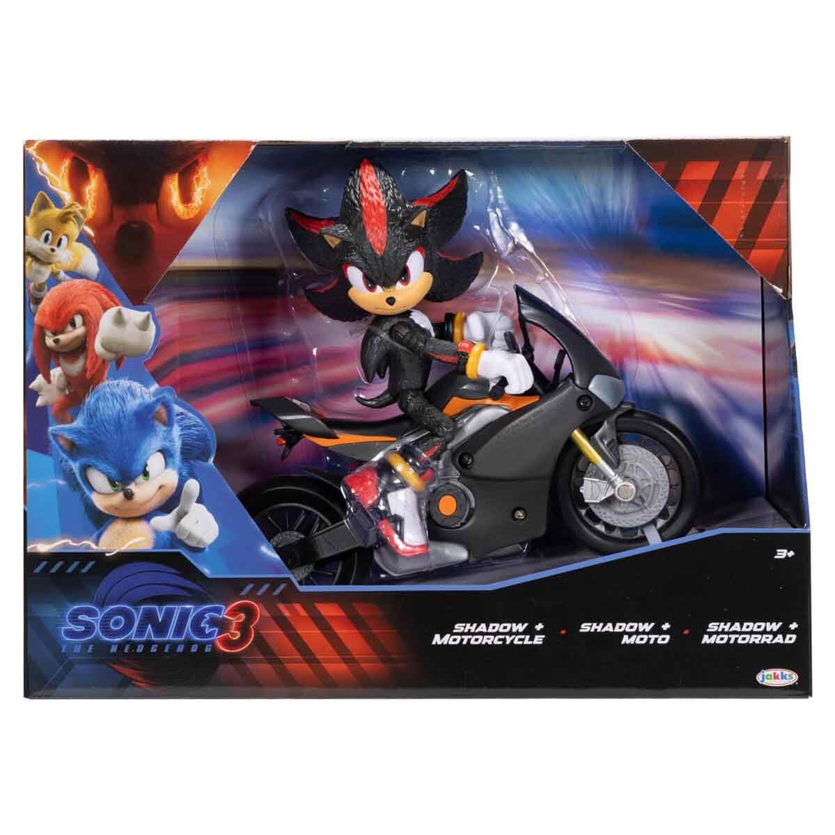 Sonic The Hedgehog 3 Shadow Aksiyon Figürü ve Motosikleti | Toyzz Shop