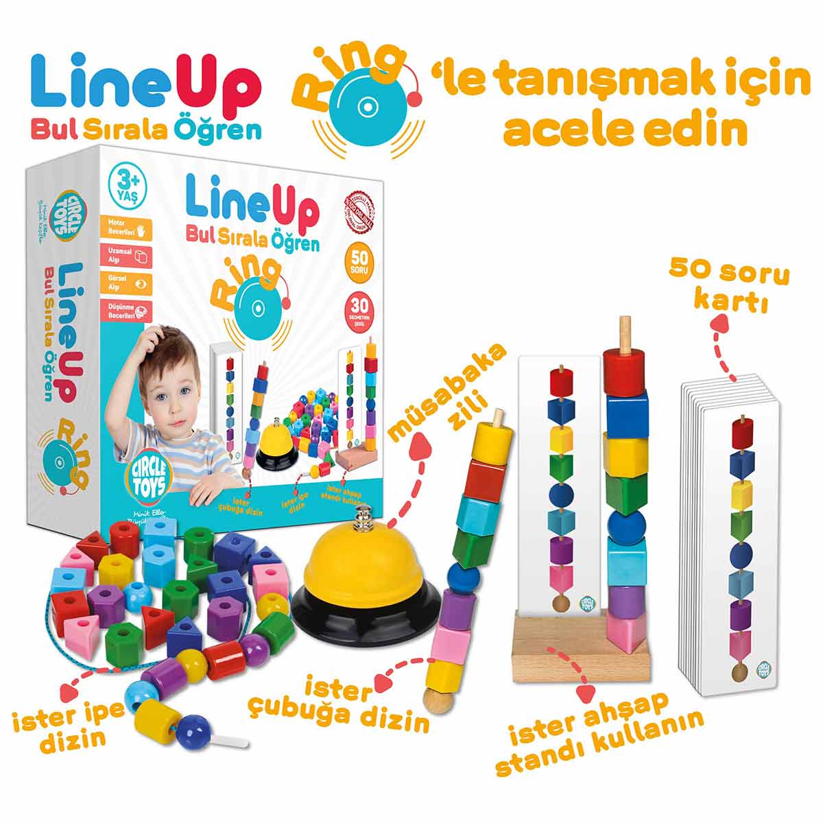 Circle Toys Line Up Ring Oyunu | Toyzz Shop
