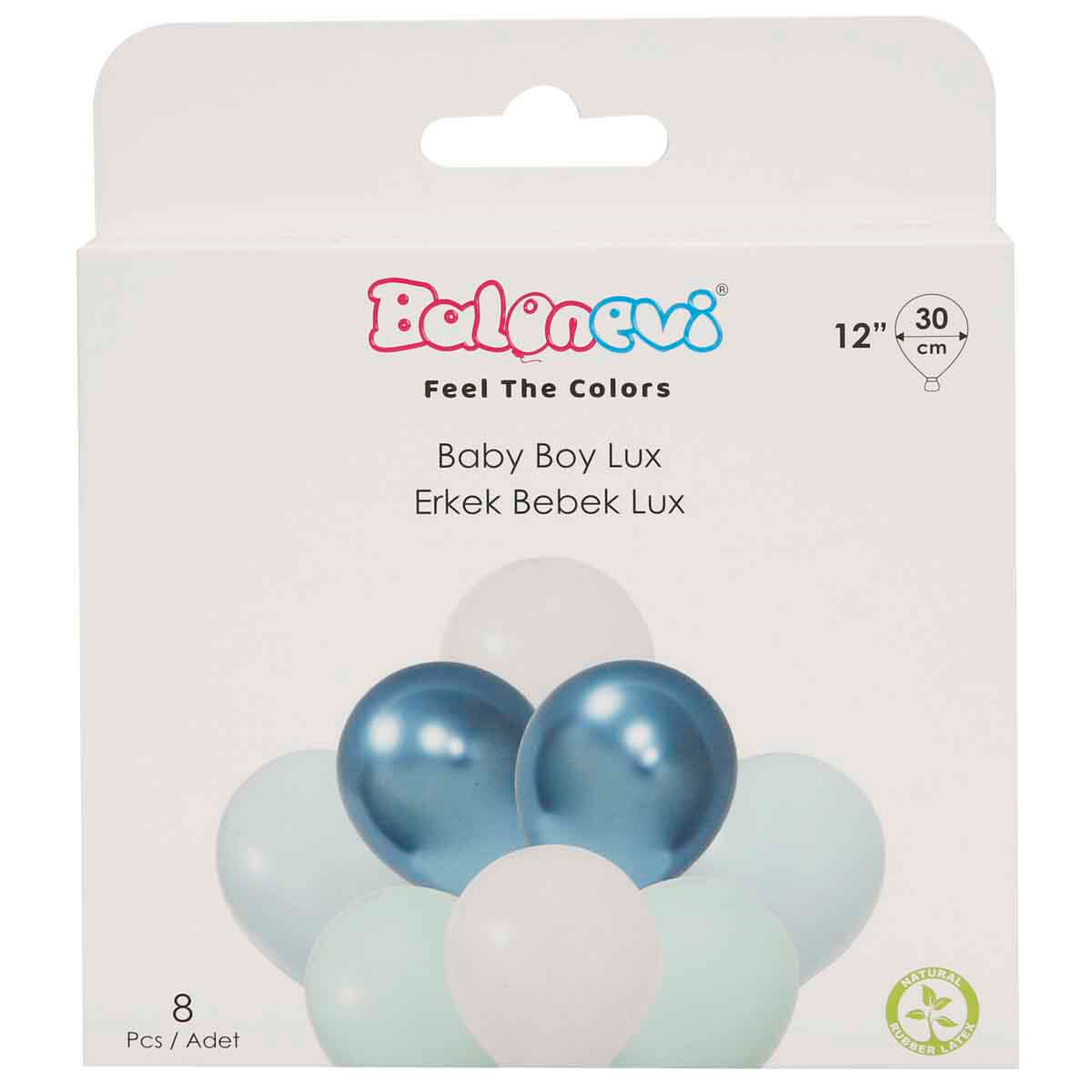 Erkek Bebek Lüks Balon 8’li | Toyzz Shop