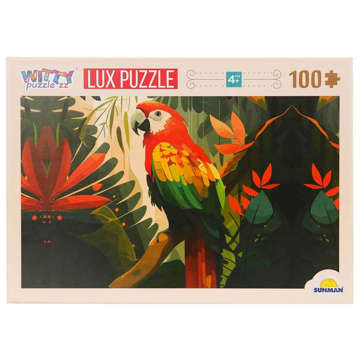 100 Parça Puzzle: Papağan | Toyzz Shop