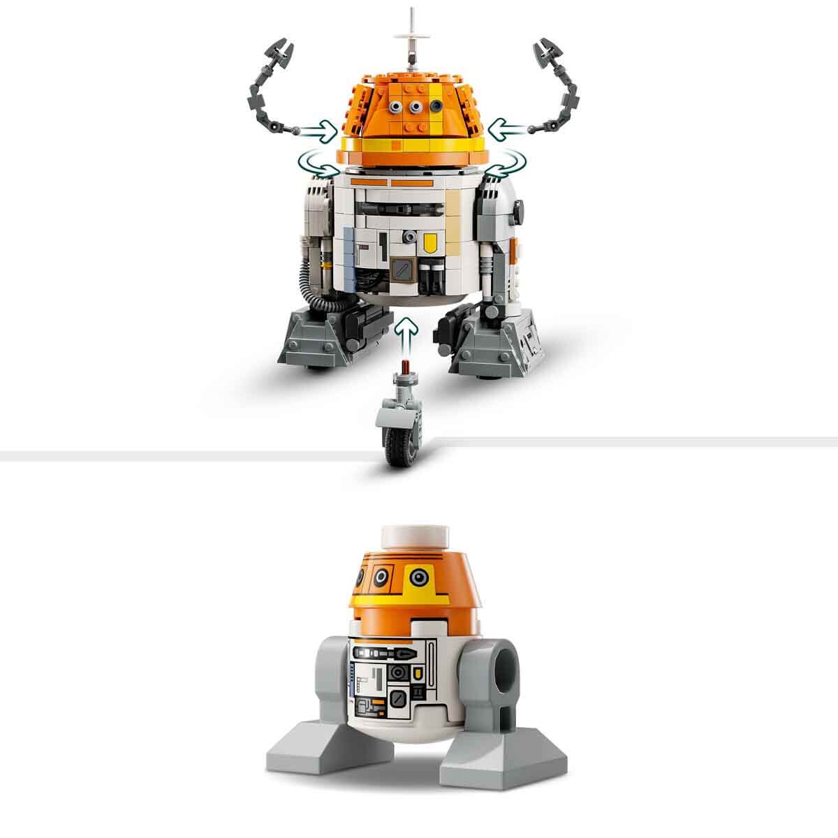 LEGO Star Wars: Ahsoka Chopper (C1-10P) Astromech Droidi 75416 - 10 Yaş ...