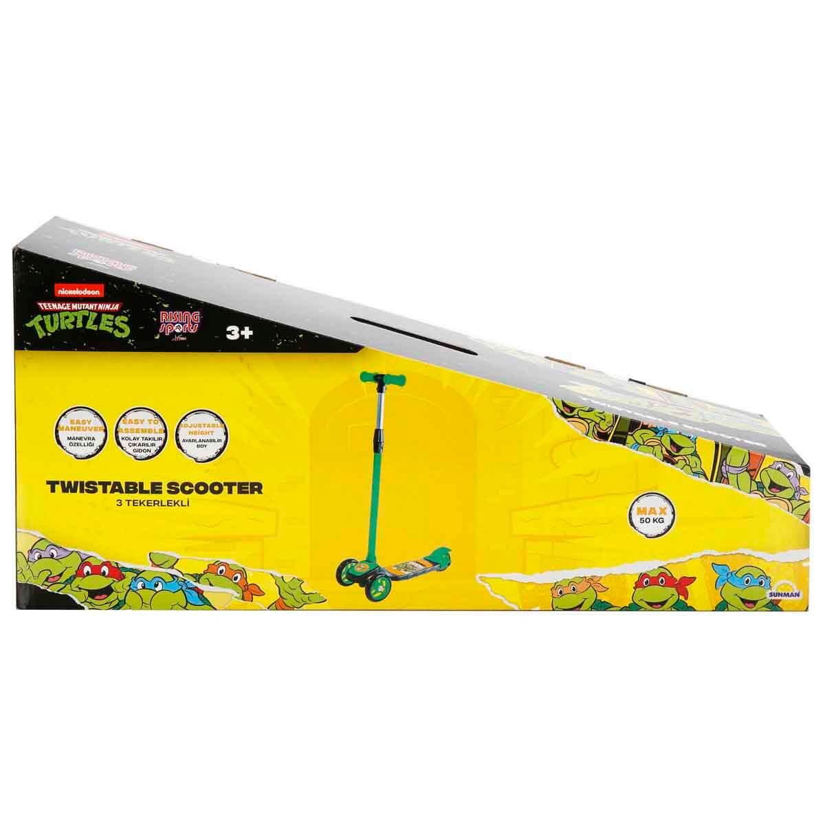 Rising Sports Ninja Kaplumbağalar 3 Tekerlekli Scooter | Toyzz Shop