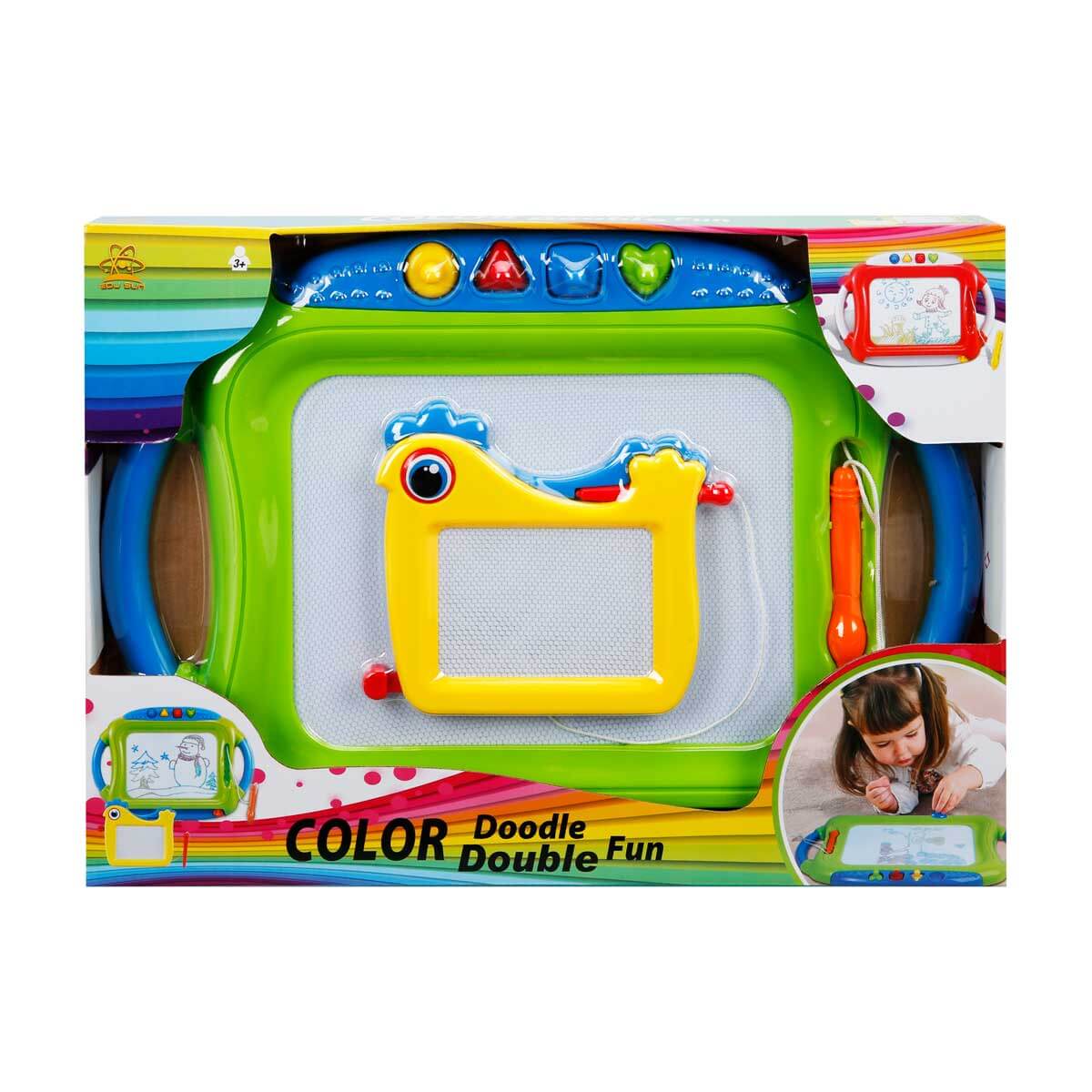 Doodle Renkli 2'li Yazı Tahtası | Toyzz Shop