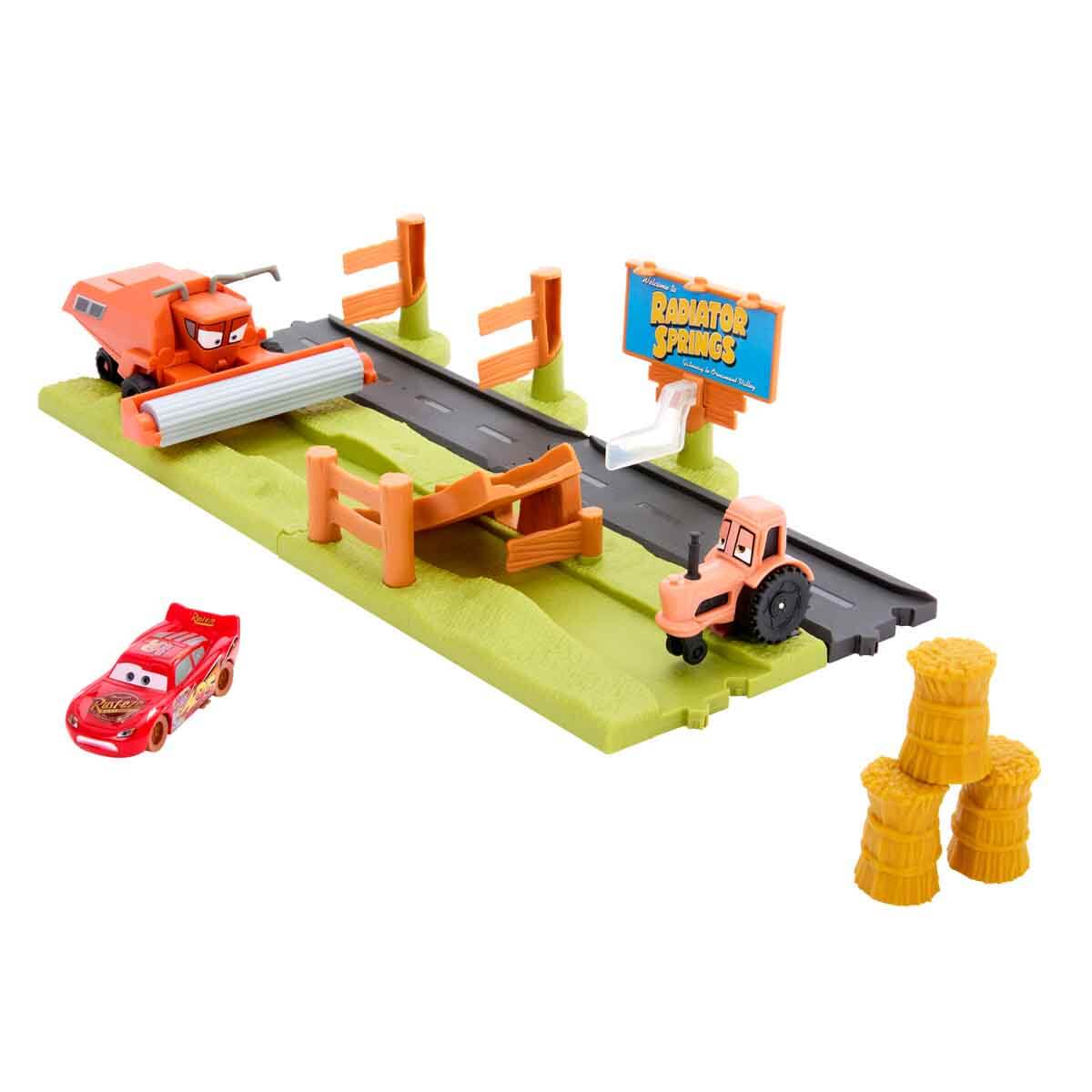 Disney Pixar Cars Frank'ten Kaçış ve Akrobasi Yarışı Oyun Seti HRX48 ...