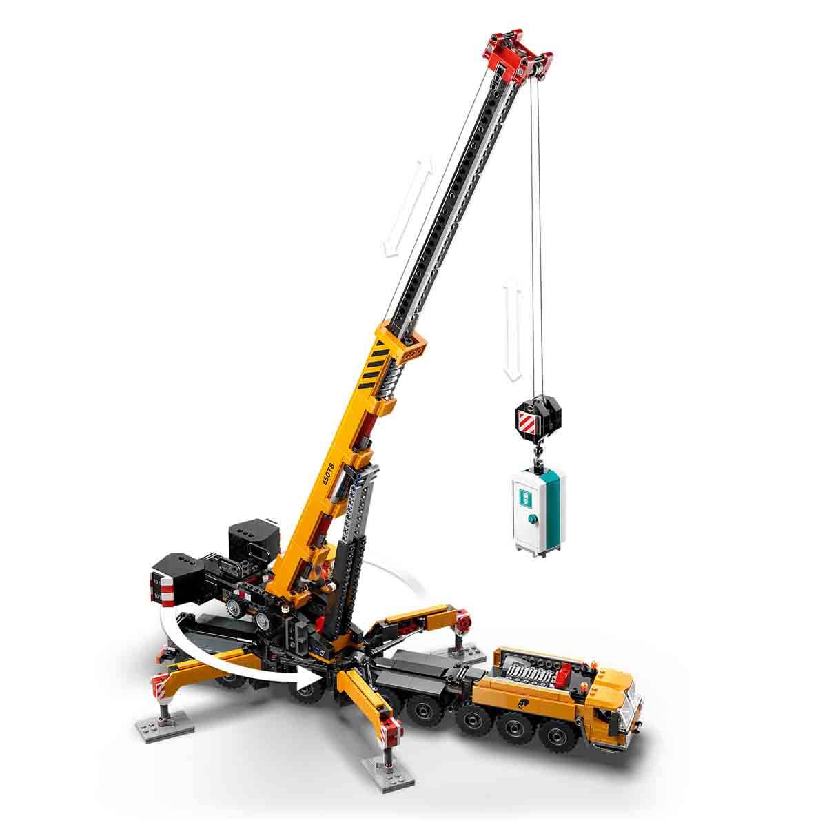 LEGO City Sarı Mobil İnşaat Vinci 60409 - 9 Yaş ve Üzeri Çocuklar için ...