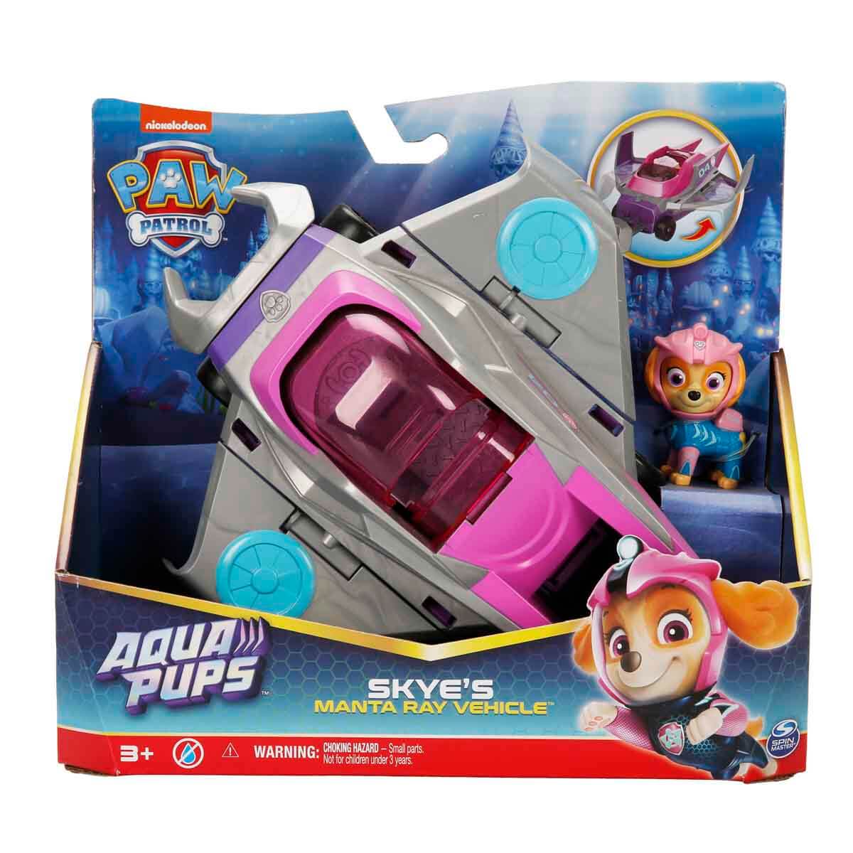 PAW Patrol Aqua Pups Temalı Araç ve Skye Figür Seti | Toyzz Shop