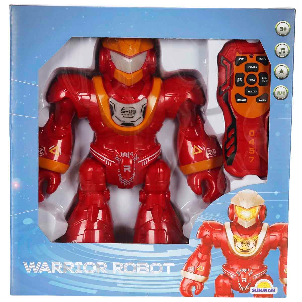 Sesli ve Işıklı Uzaktan Kumandalı Savaşçı Robot - Mavi | Toyzz Shop