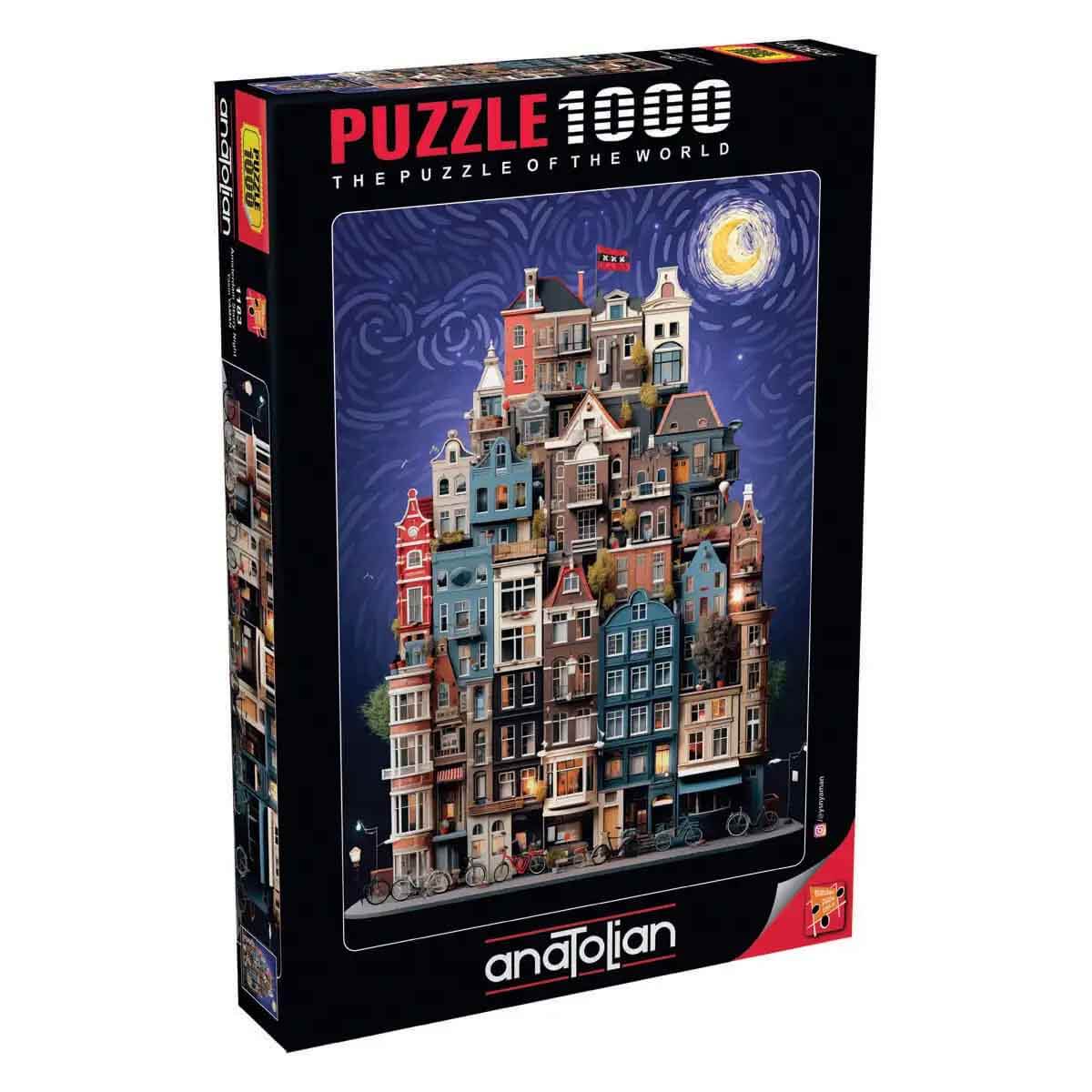 1000 Parça Puzzle: Amsterdam Starry Night | Toyzz Shop
