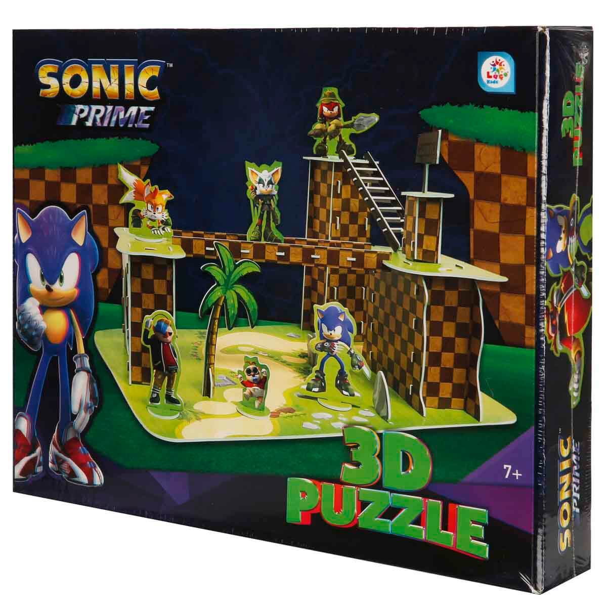 60 Parça 3D Puzzle: Sonic Prime | Toyzz Shop