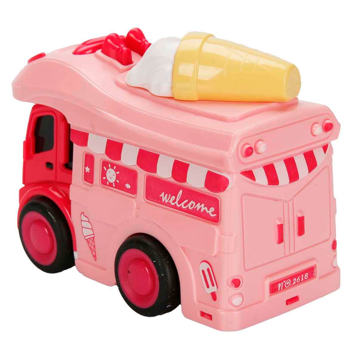 Sürtmeli Mini Dondurma Arabası - Turuncu | Toyzz Shop