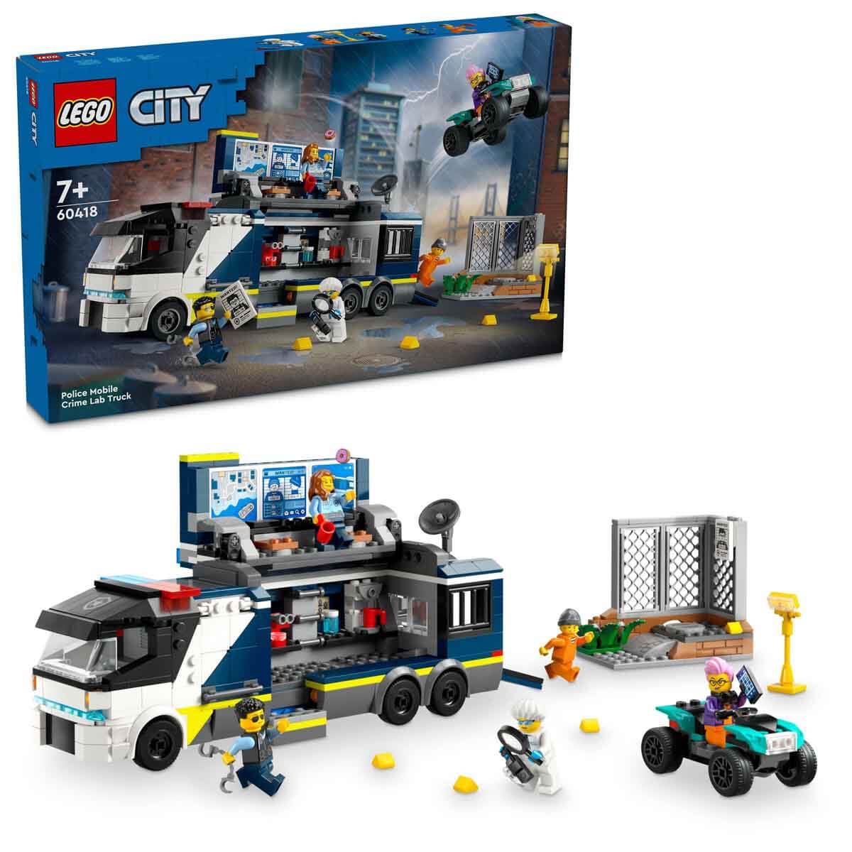 LEGO® City Polis Mobil Suç Laboratuvarı Kamyonu 60418 - 7 Yaş ve Üzeri ...